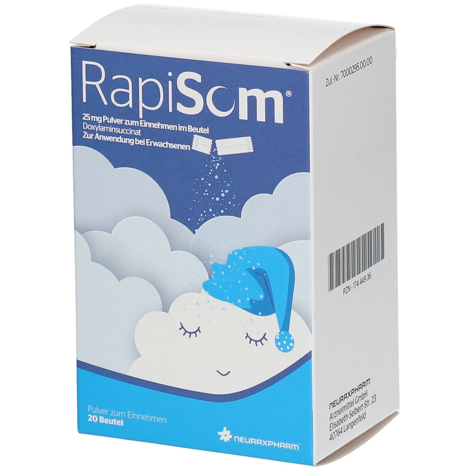 RapiSom® 25 mg Pulver zum Einnehmen 20x25 mg - Shop Apotheke