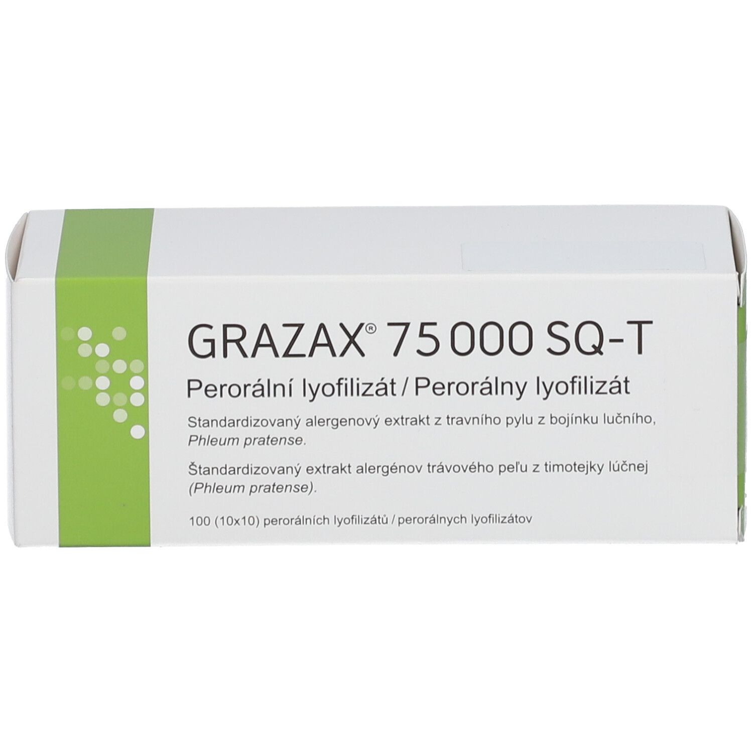 GRAZAX 75.000 SQ-T Lyo-Tab.Lyophilisat z.Einnehmen 100 St mit dem E ...