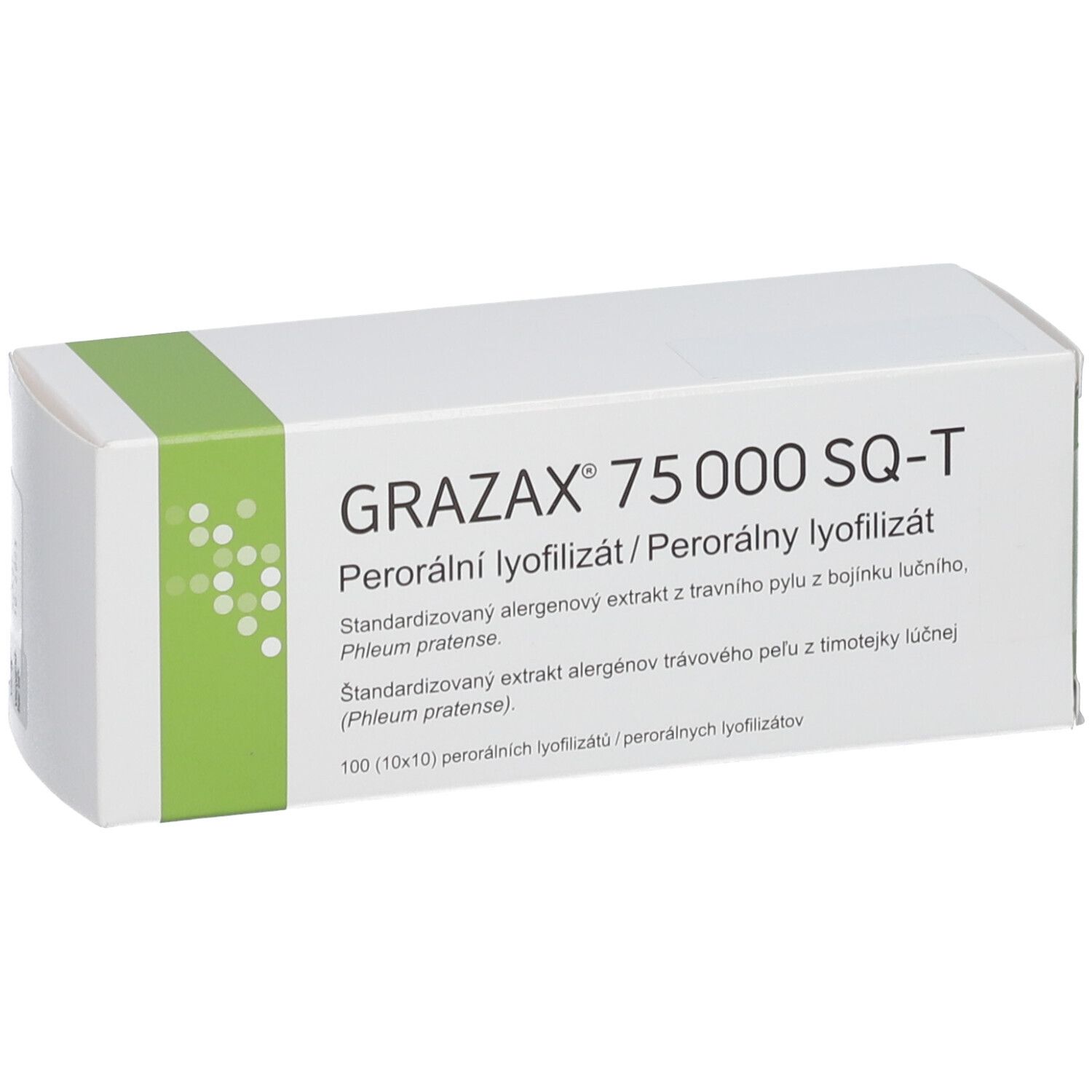 GRAZAX 75.000 SQ-T Lyo-Tab.Lyophilisat z.Einnehmen 100 St mit dem E ...