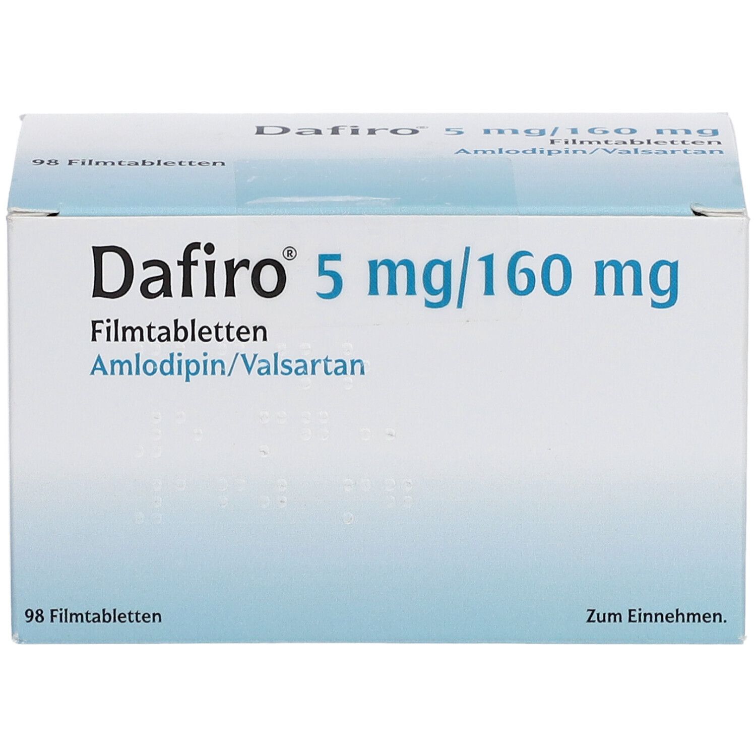 DAFIRO 5 mg/160 mg Filmtabletten 98 St mit dem E-Rezept kaufen - Shop ...