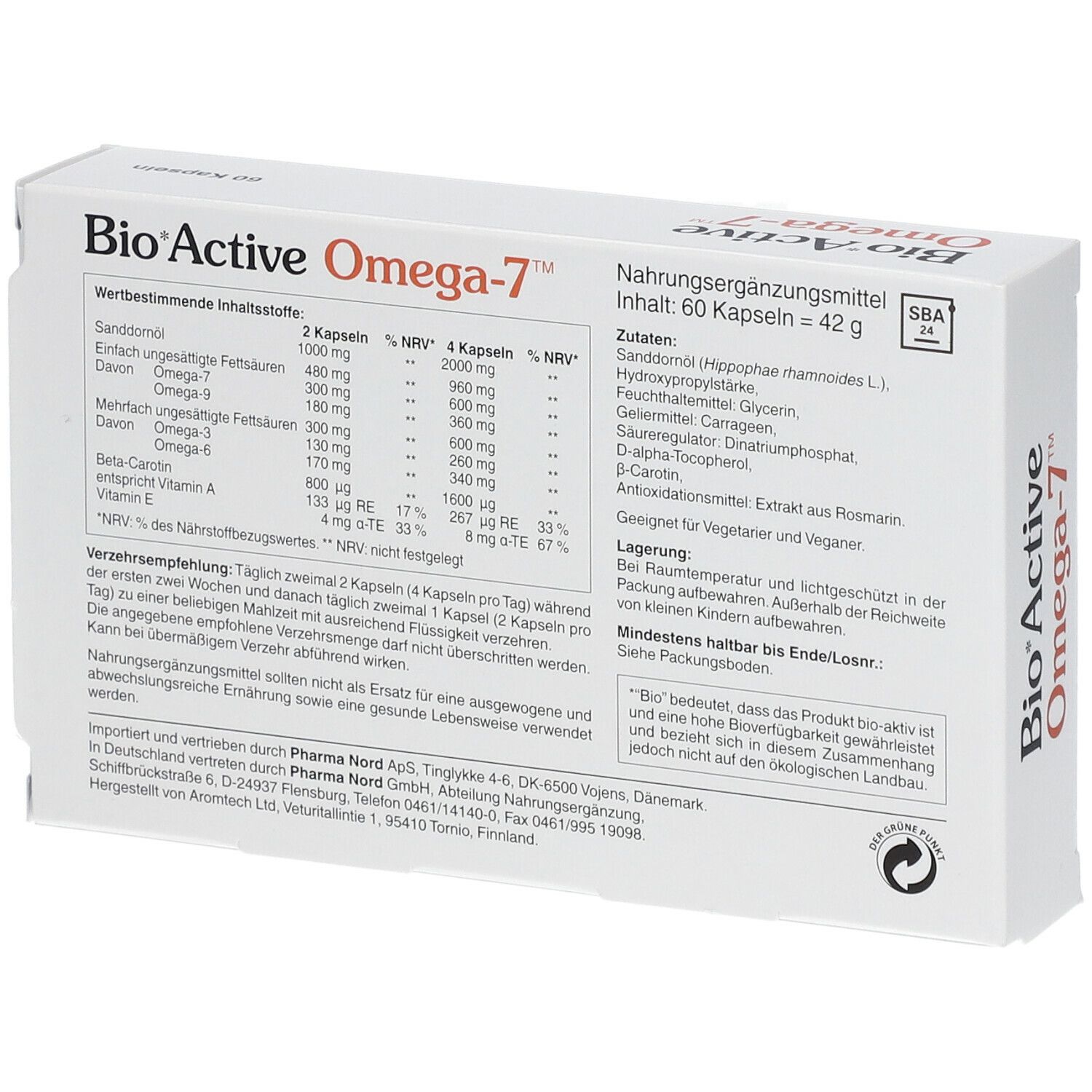 Bio® Active Omega-7™ 60 St - Shop Apotheke