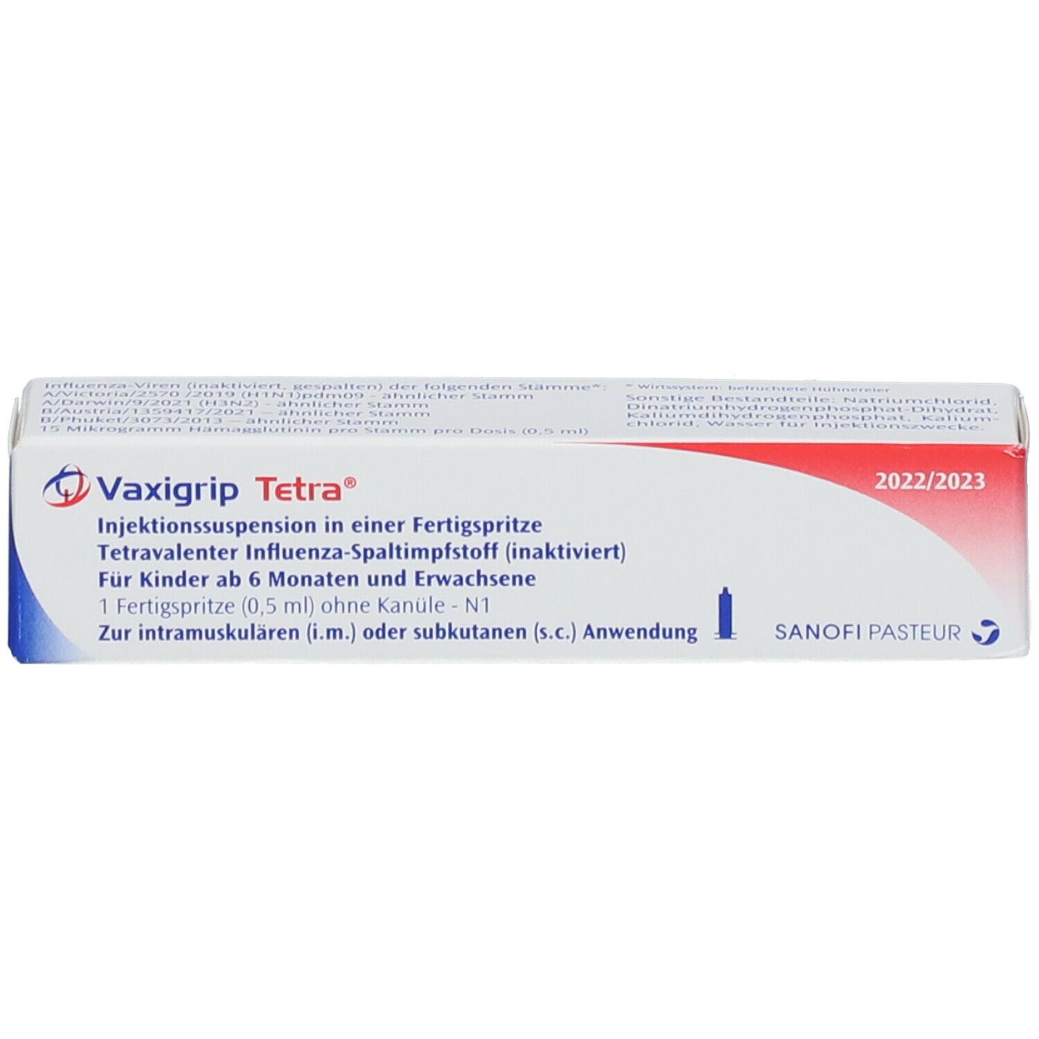 VAXIGRIP Tetra 2022/2023 Inj.Susp.Fertigspr.o.Kan. 1 St - shop-apotheke.com