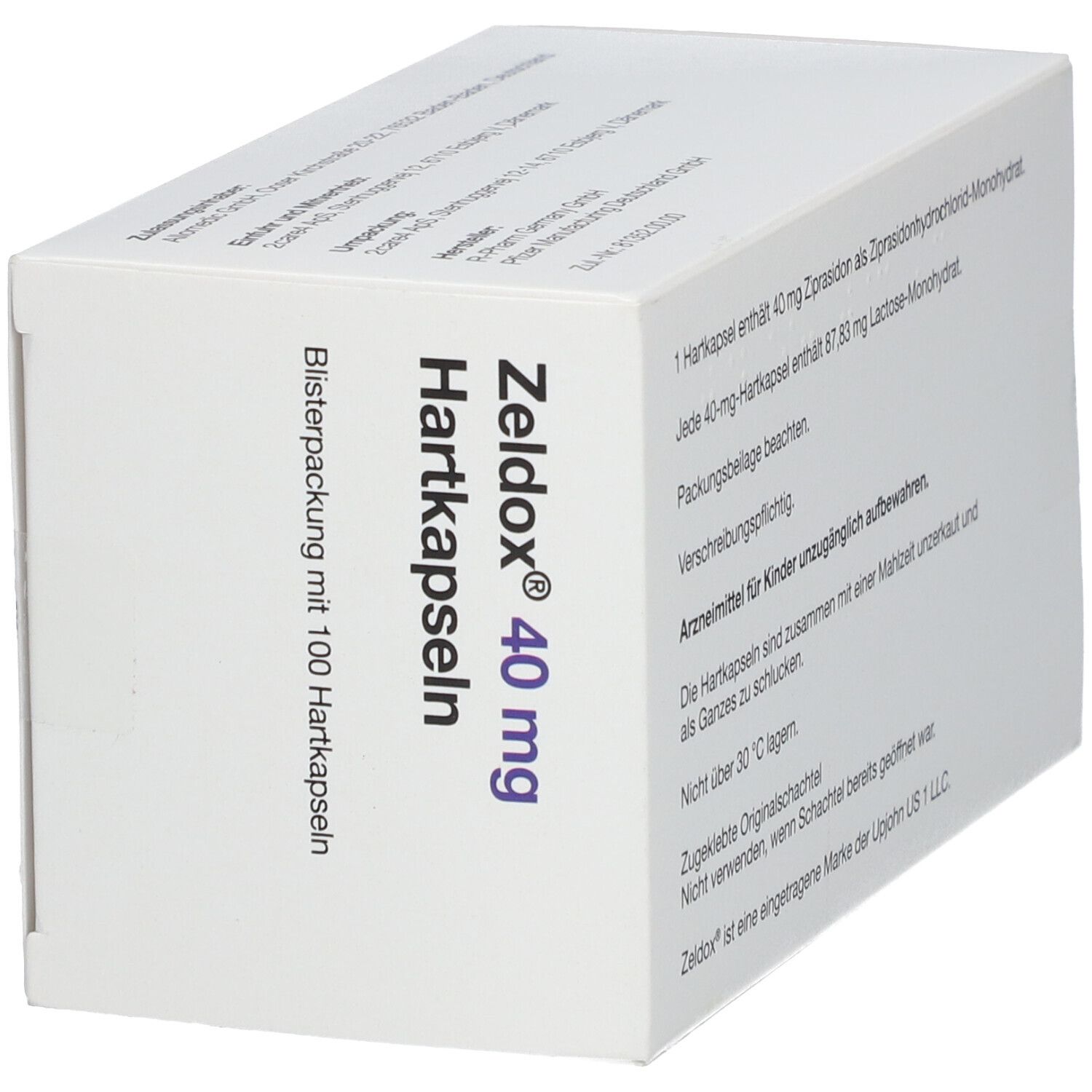 ZELDOX 40 mg Hartkapseln 100 St mit dem E-Rezept kaufen - Shop Apotheke