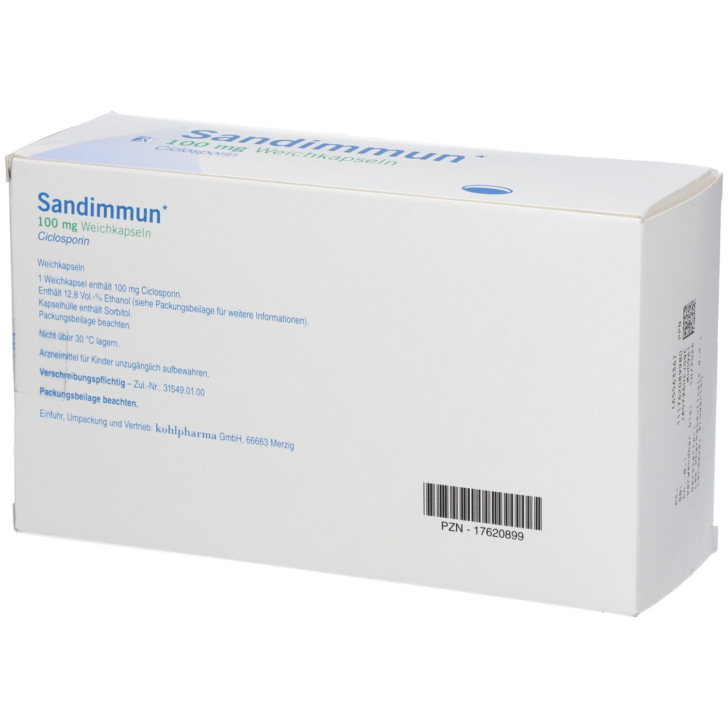 SANDIMMUN 100 mg Weichkapseln 50 St mit dem E-Rezept kaufen - Shop Apotheke