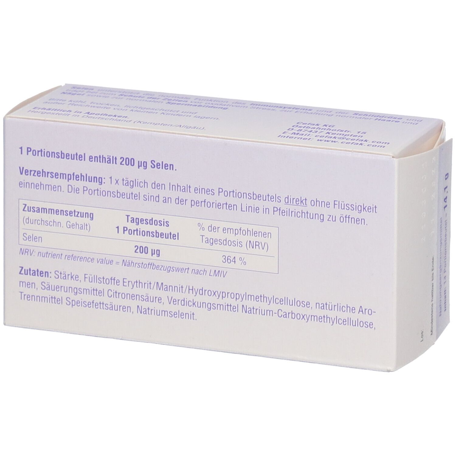 Cefasel 200 nutri® Stix 14 St - Shop Apotheke