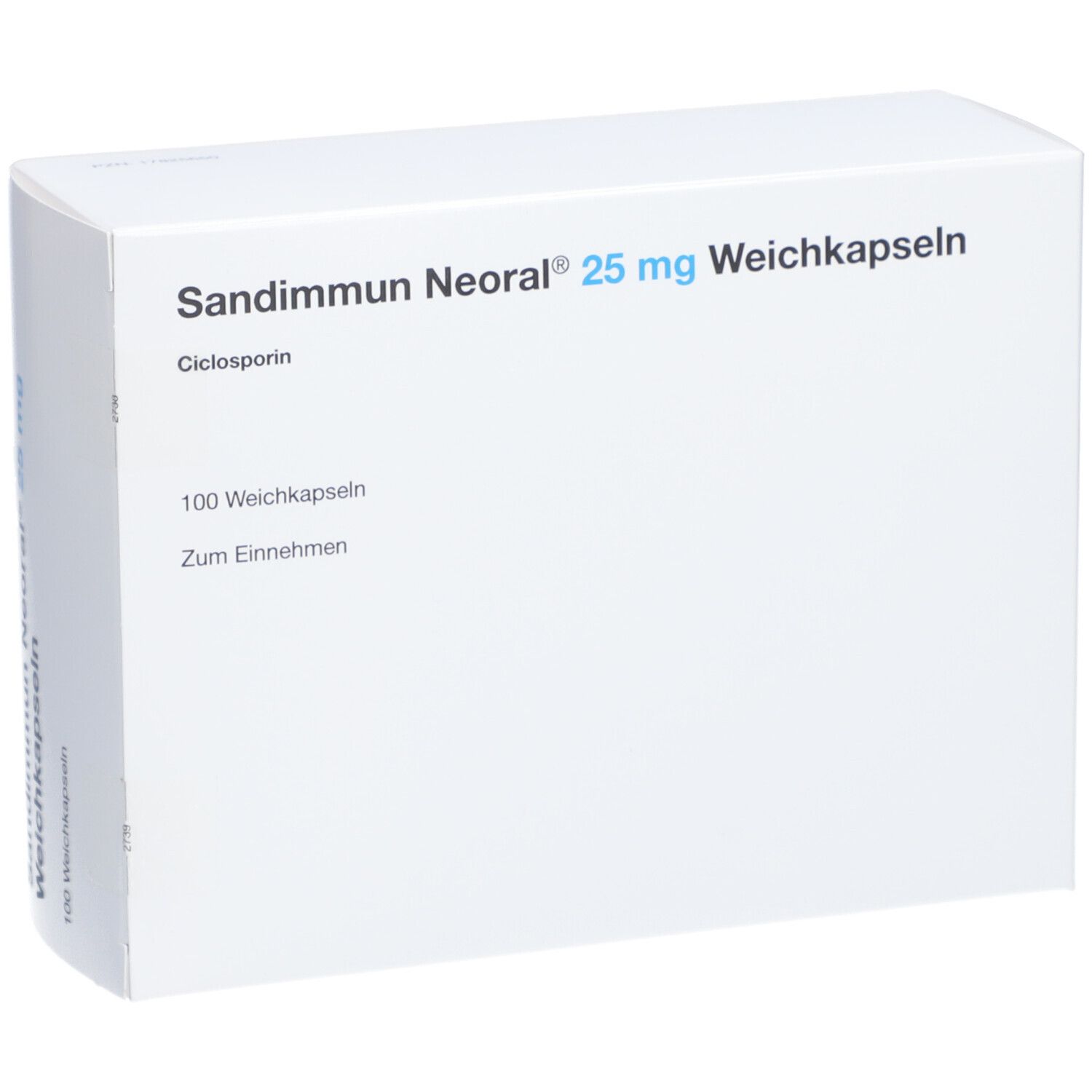 SANDIMMUN Neoral 25 mg Weichkapseln 100 St mit dem E-Rezept kaufen ...