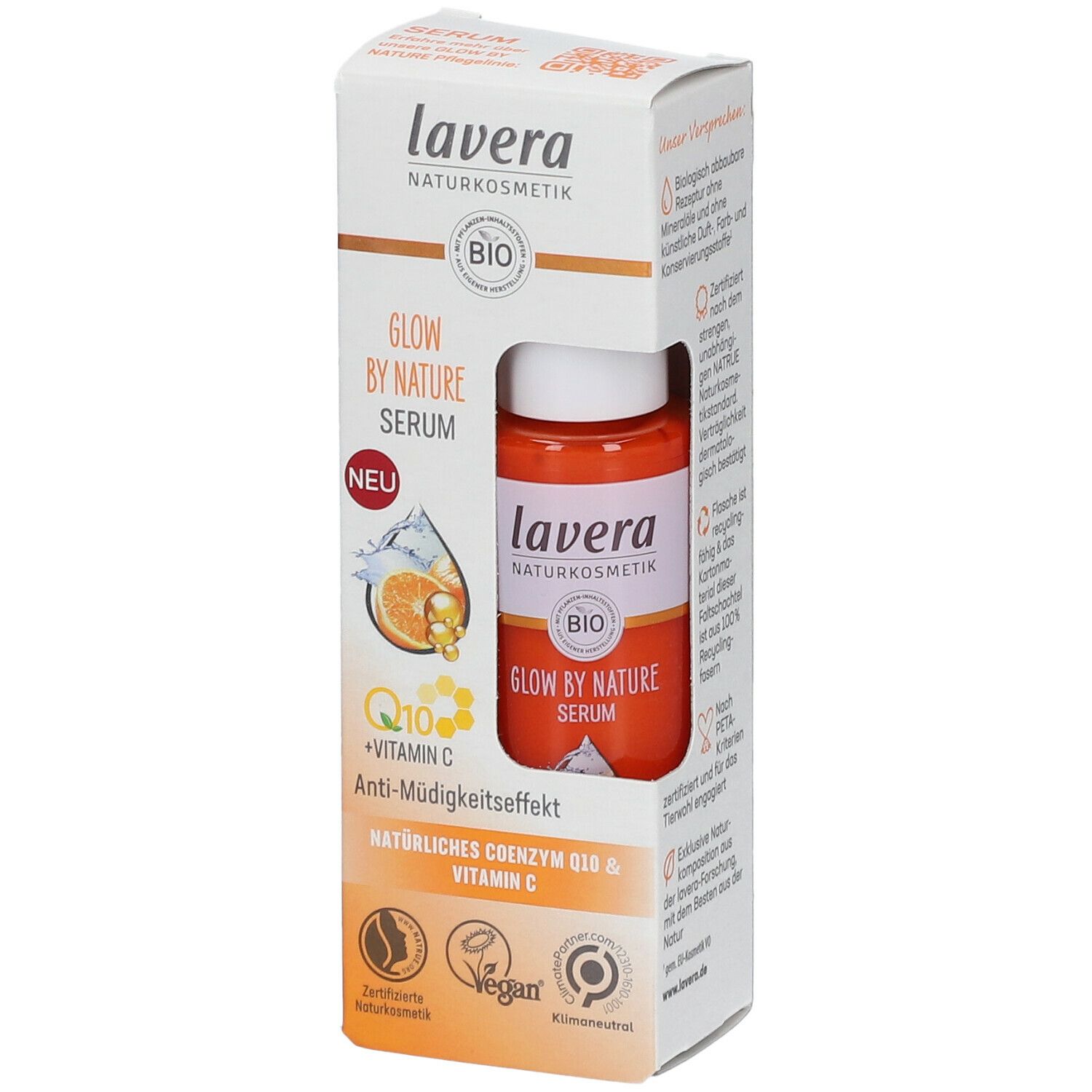 lavera SERUM Q10+VITAMIN C Anti-Müdigkeitseffekt 30 ml - shop-apotheke.com