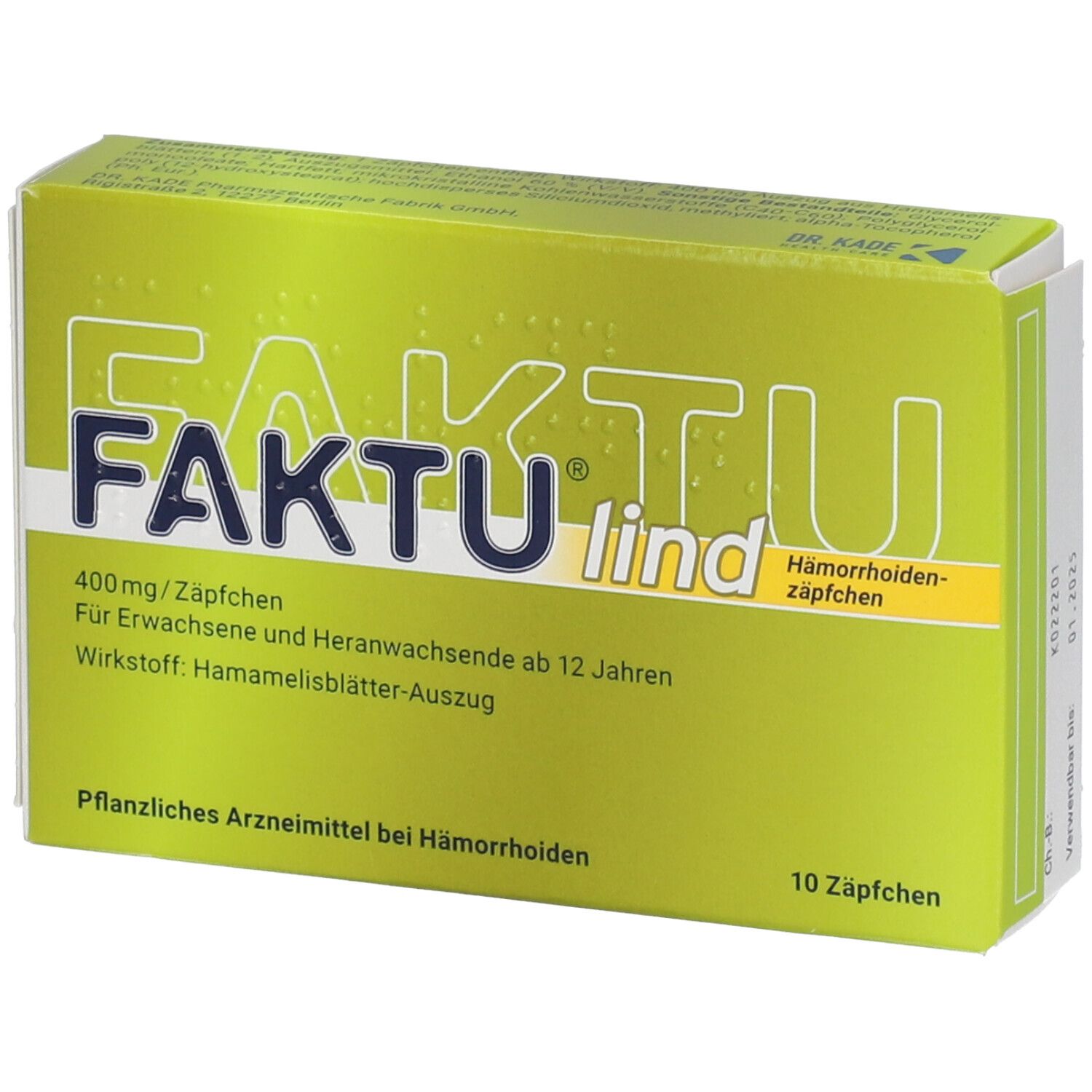 FAKTU® lind Hämorrhoidenzäpfchen 10 St - shop-apotheke.com