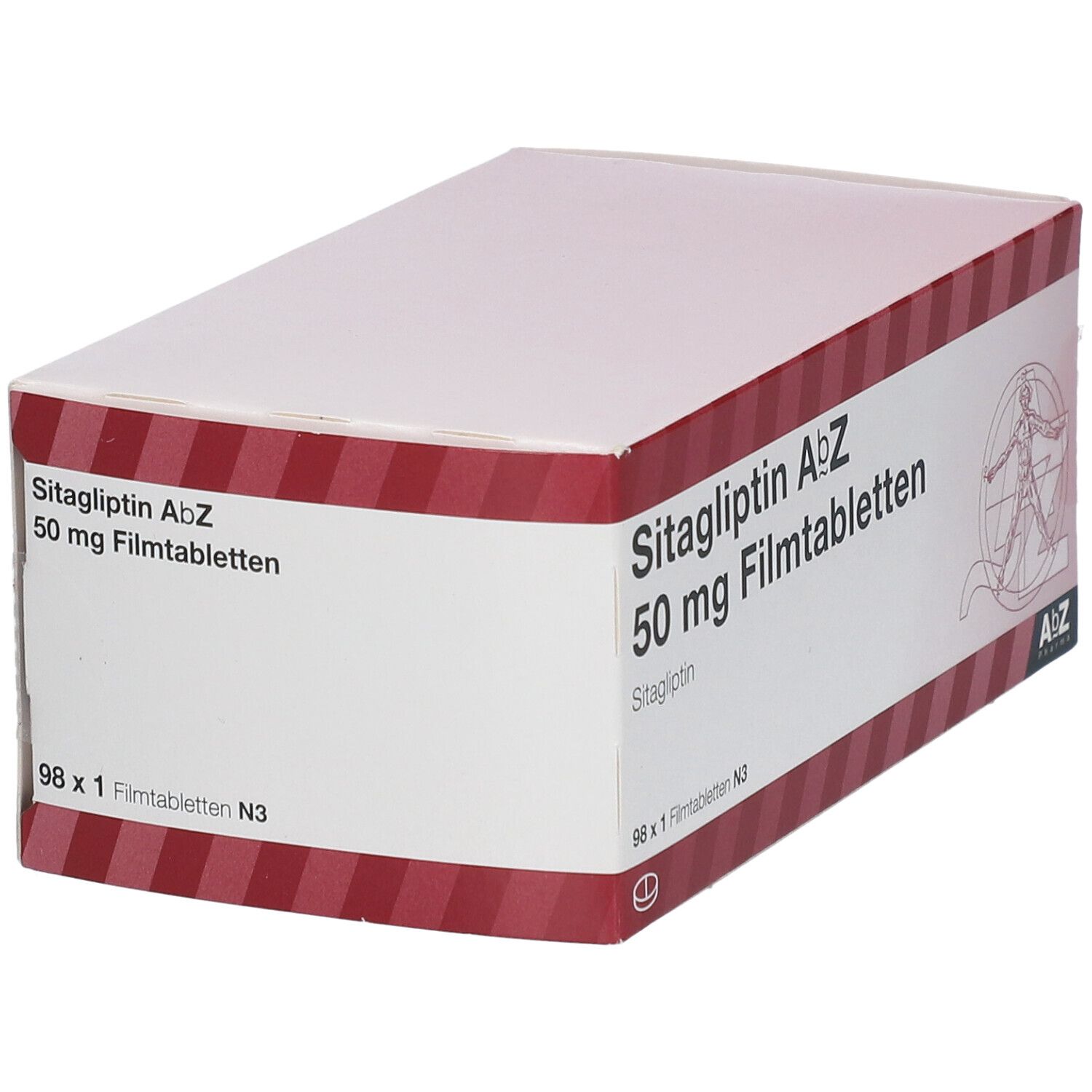 SITAGLIPTIN AbZ 50 mg Filmtabletten 98 St mit dem E-Rezept kaufen ...
