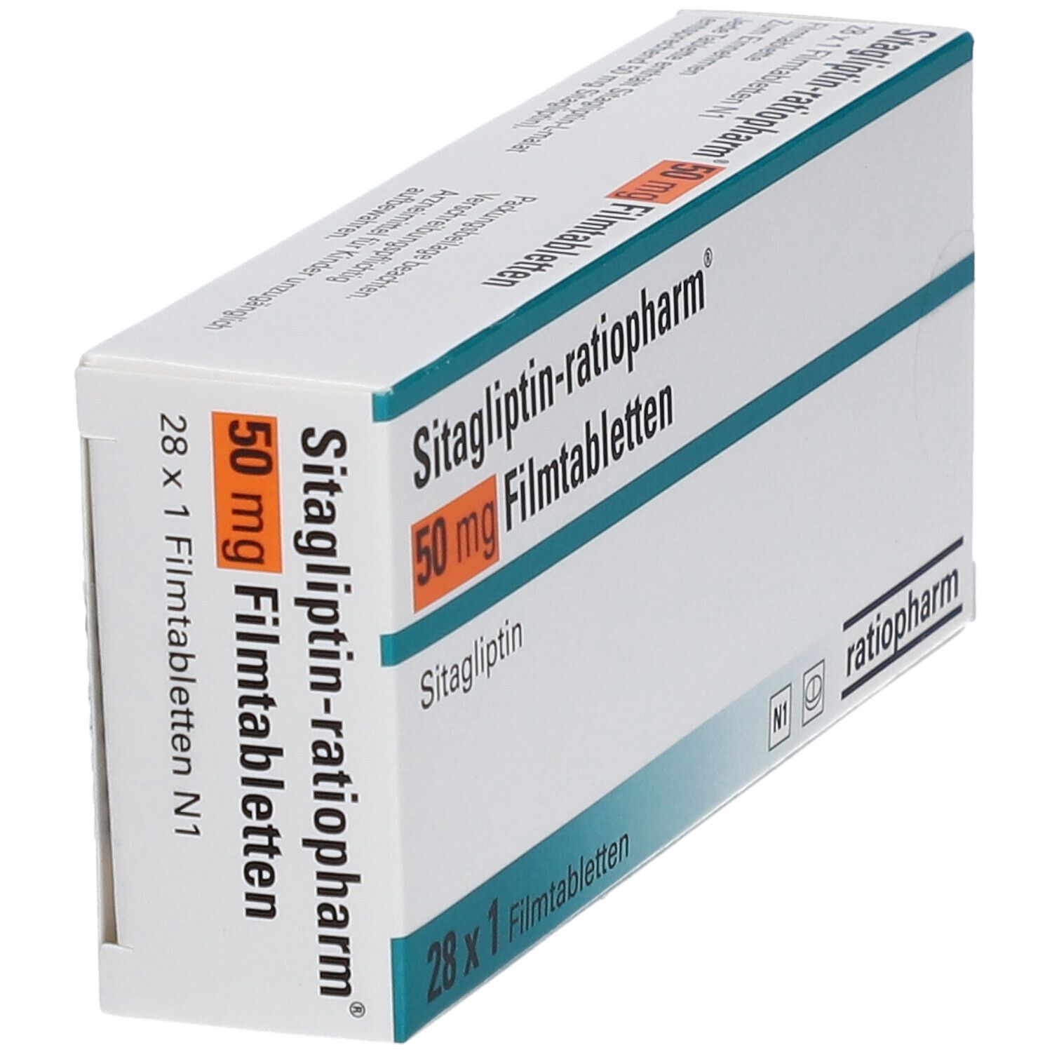 Sitagliptin-ratiopharm® 50 mg 28 St mit dem E-Rezept kaufen - Shop Apotheke