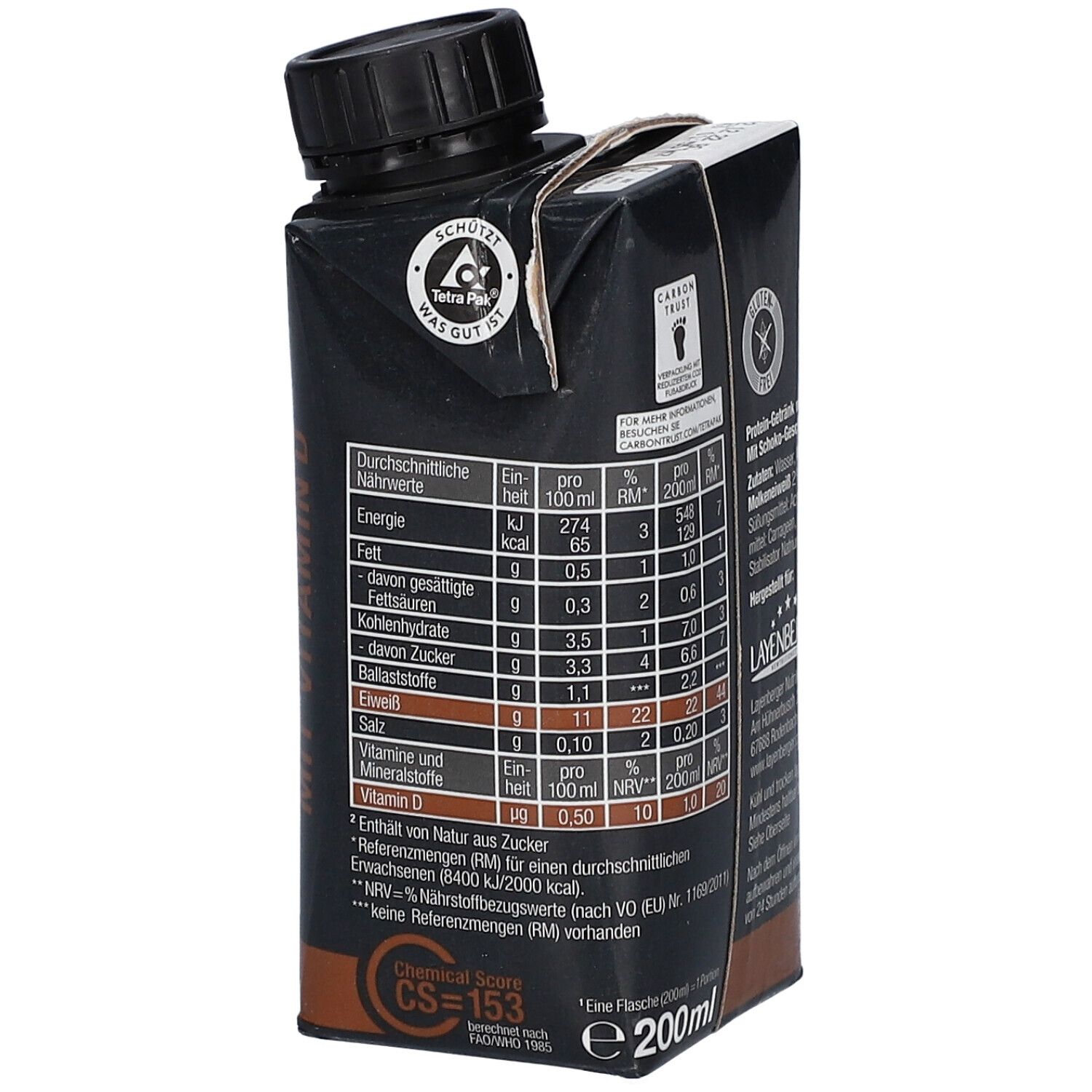LAYENBERGER® HIGH PROTEIN SHOT Double Choc 200 ml - Shop Apotheke