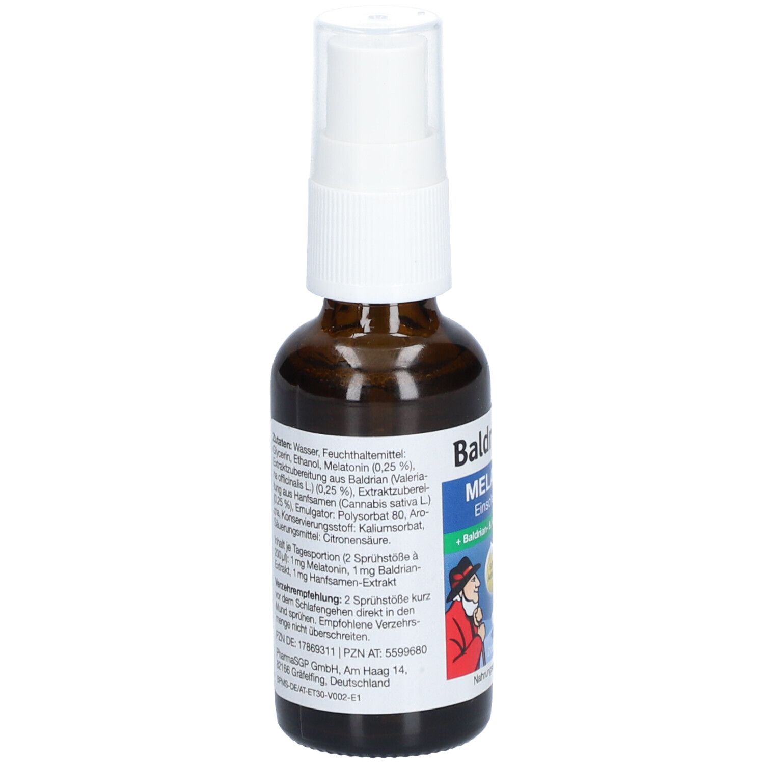 Baldriparan® Einschlaf-Spray mit Melatonin + Hanf 30 ml - shop-apotheke.com