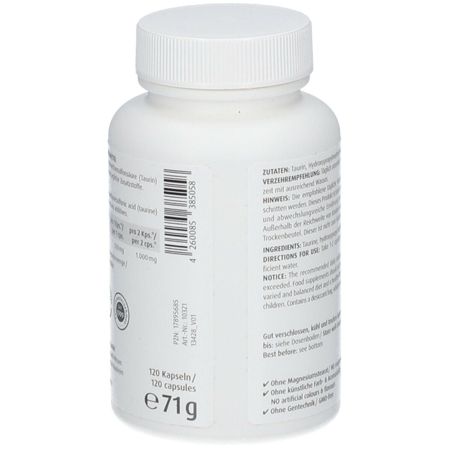 ZeinPharma® Taurin 500 mg 120 St - Shop Apotheke