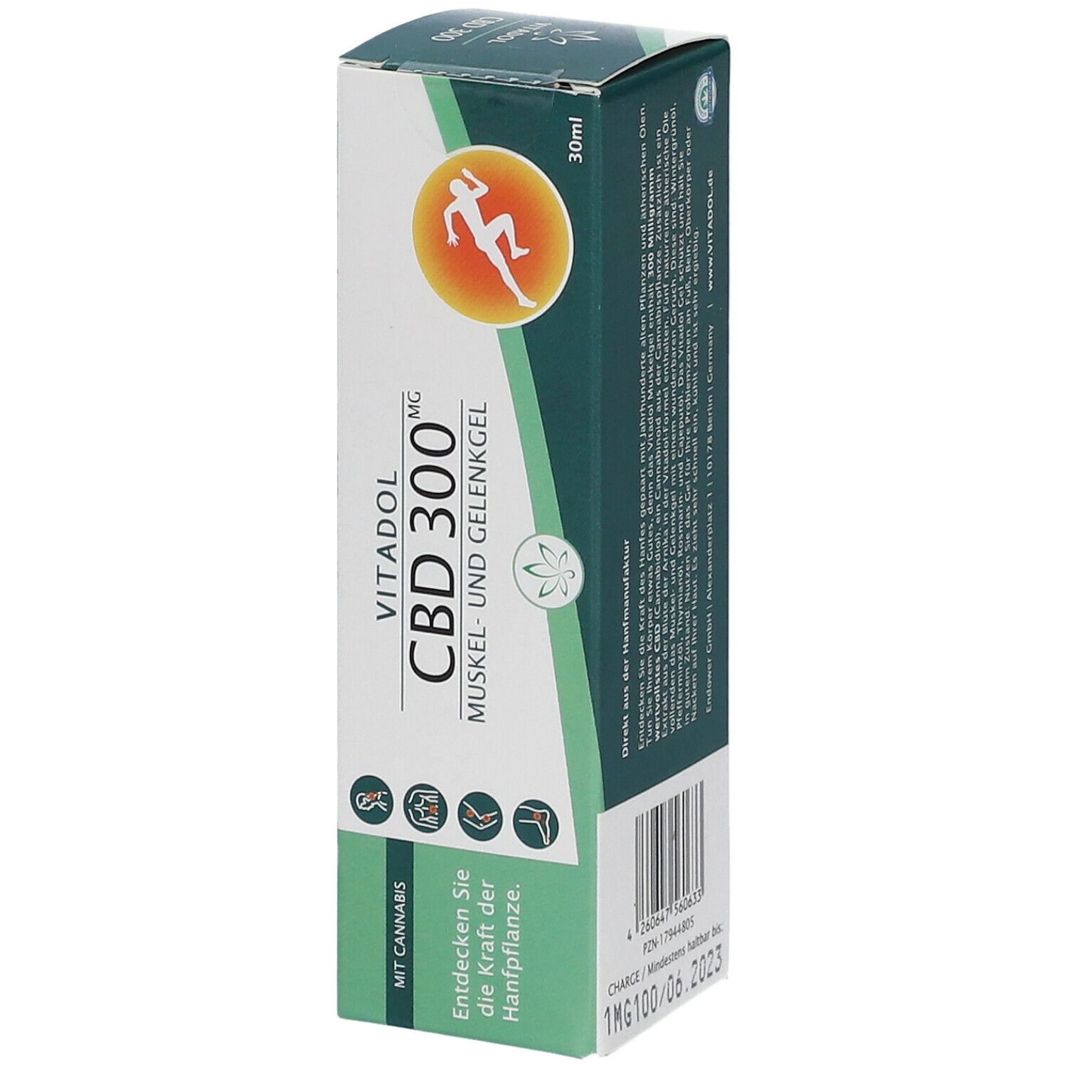 VITADOL CBD 300 MUSKEL- UND GELENKGEL 30 ml - shop-apotheke.com