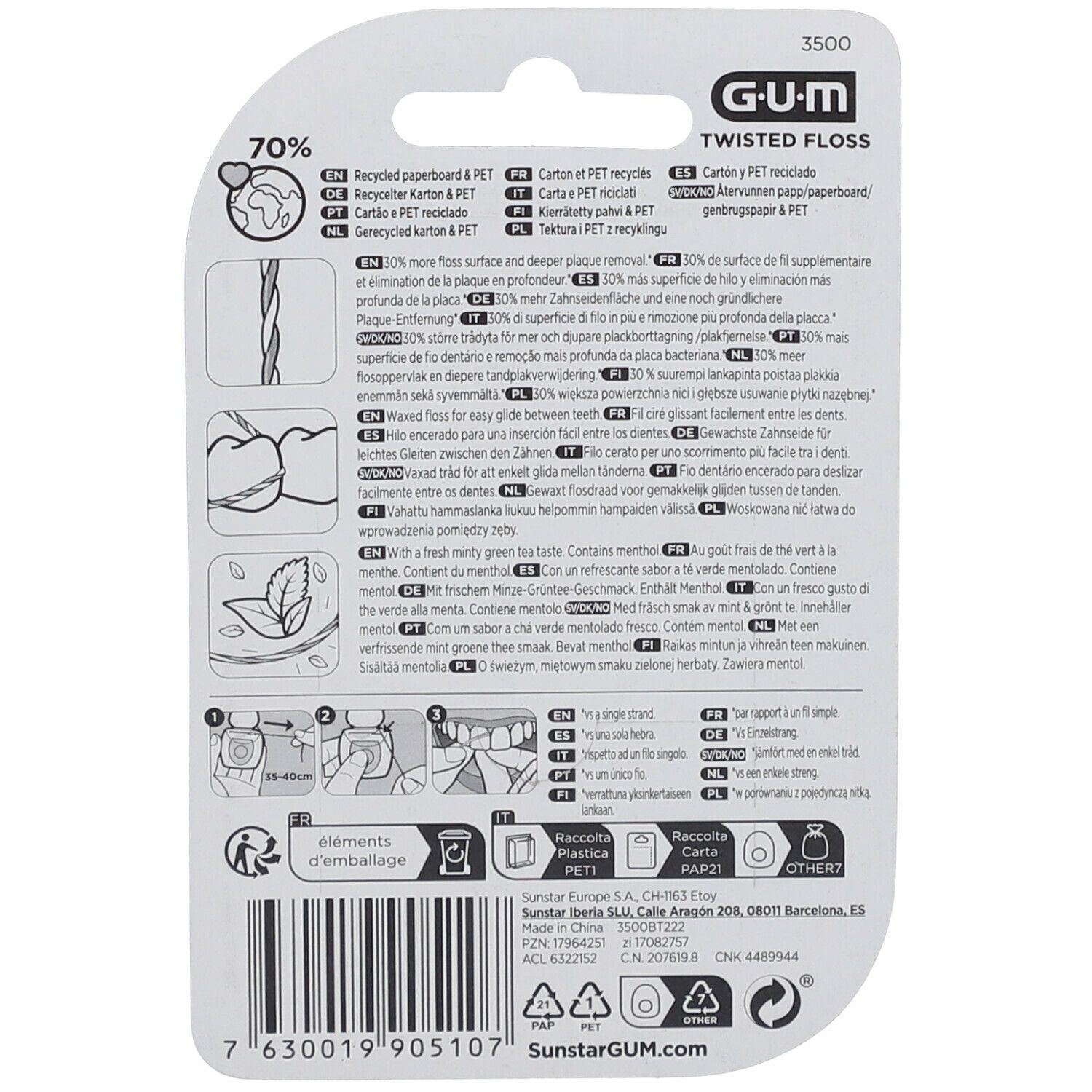 GUM® Twisted Floss 1 St - Shop Apotheke