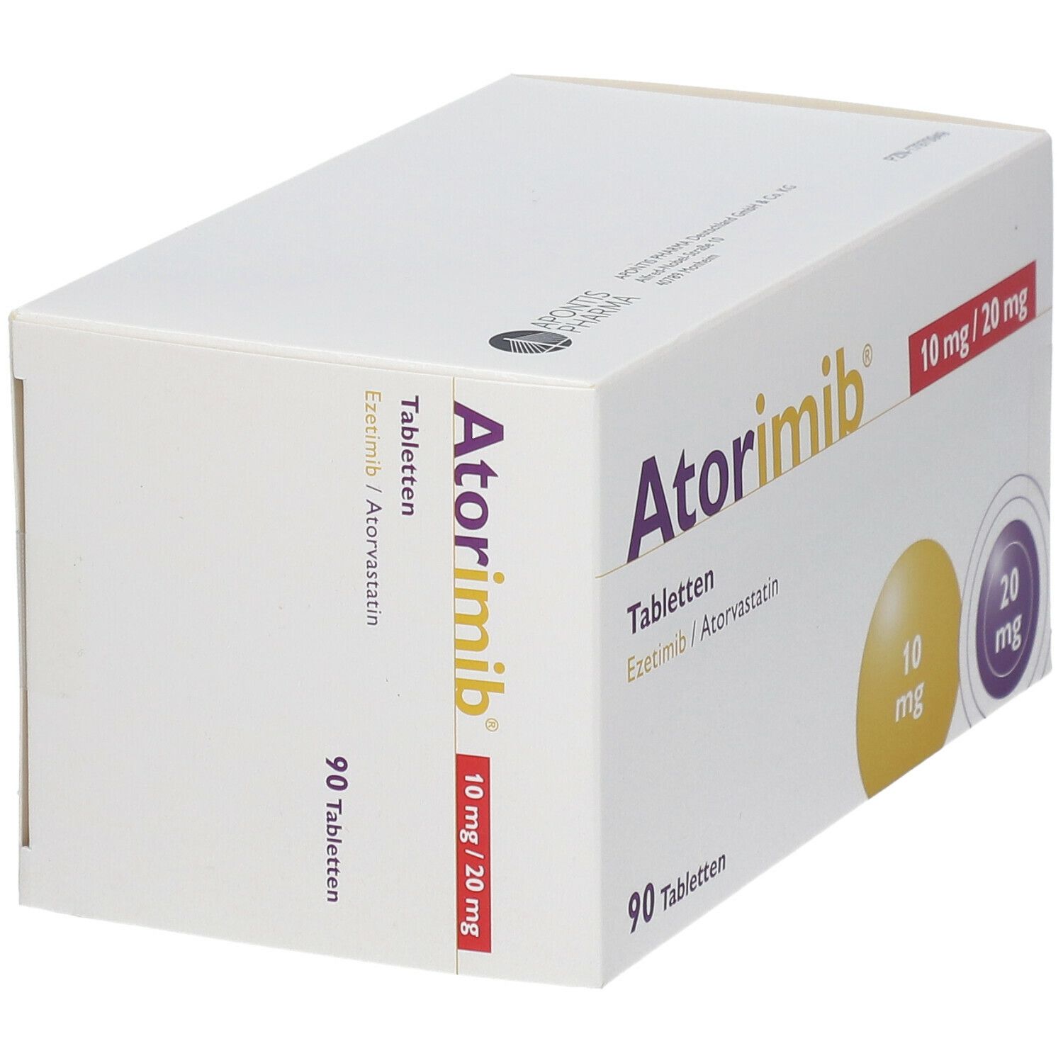 ATORIMIB 10 mg/20 mg Tabletten 90 St mit dem E-Rezept kaufen - Shop ...