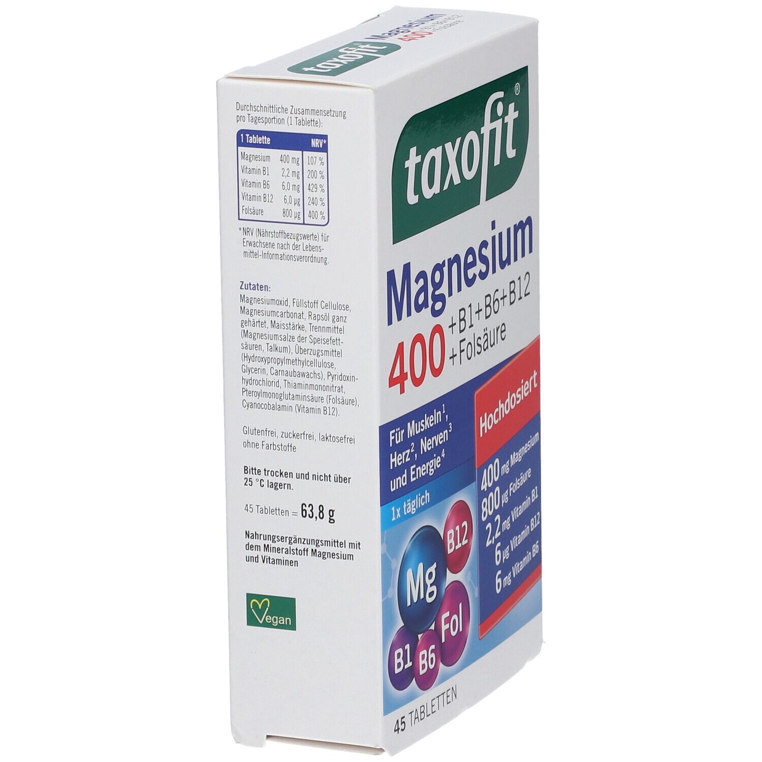 taxofit® Magnesium 400 45 St - shop-apotheke.com