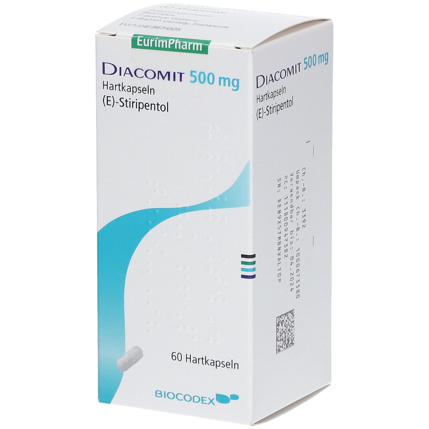 DIACOMIT 500 mg Hartkapseln 60 St mit dem E-Rezept kaufen - Shop Apotheke