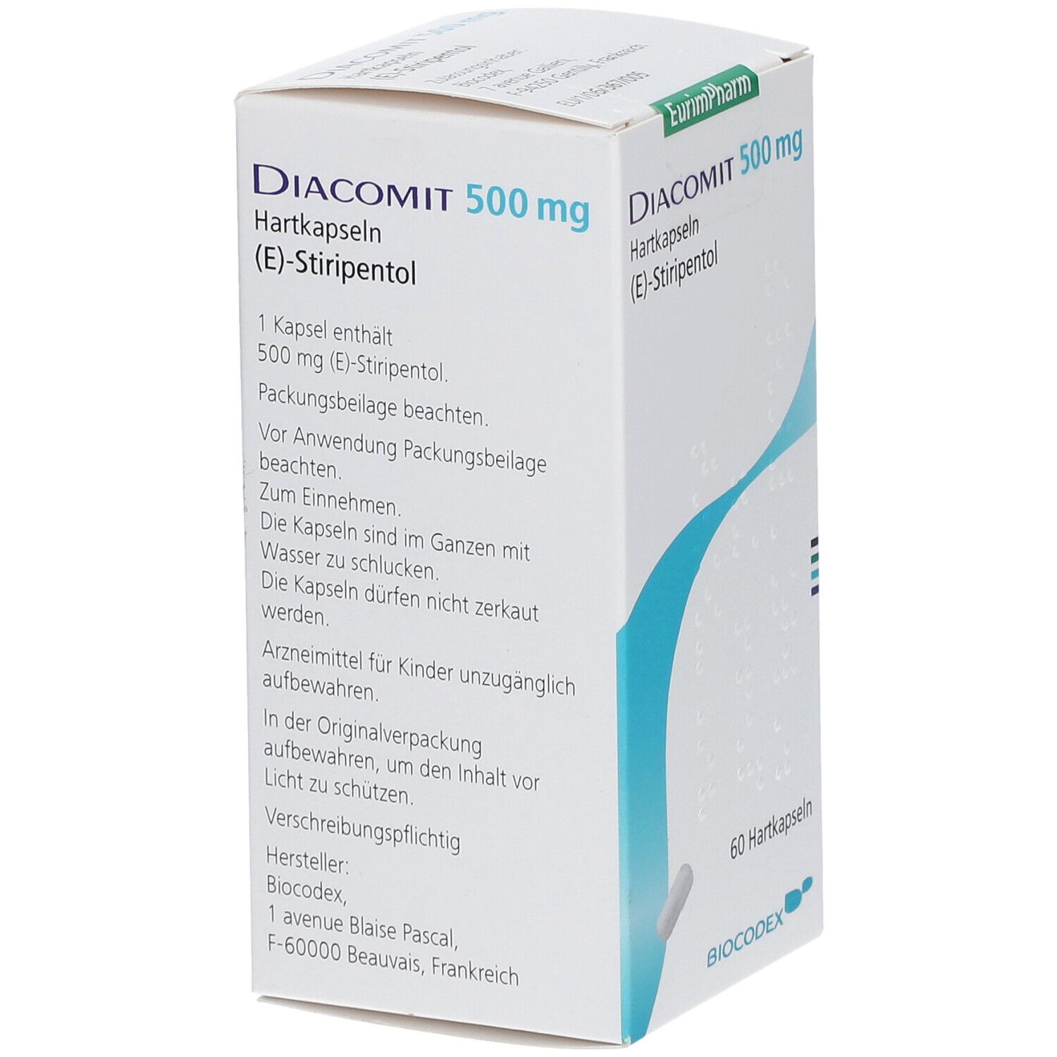 DIACOMIT 500 mg Hartkapseln 60 St mit dem E-Rezept kaufen - Shop Apotheke