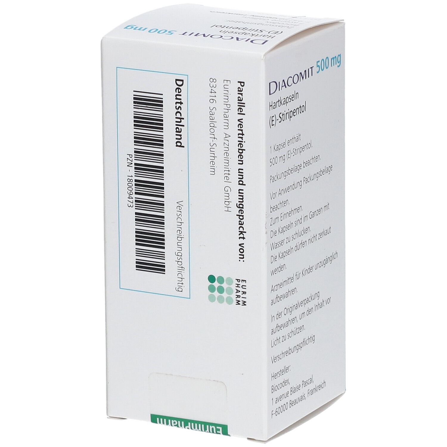 DIACOMIT 500 mg Hartkapseln 60 St mit dem E-Rezept kaufen - Shop Apotheke