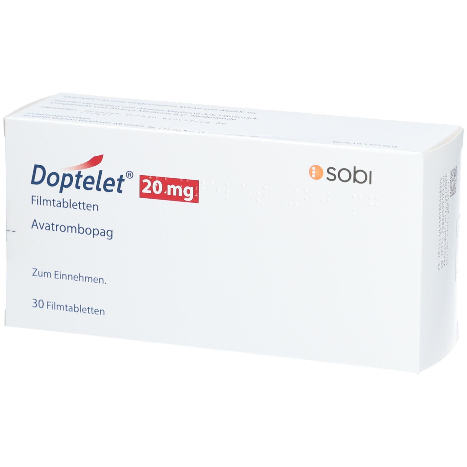 DOPTELET 20 mg Filmtabletten 30 St mit dem E-Rezept kaufen - Shop Apotheke