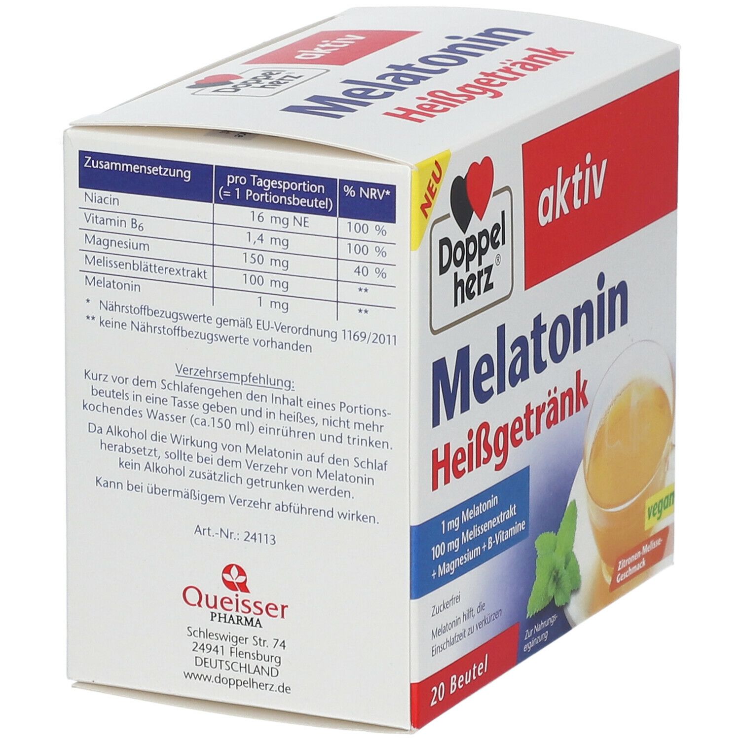 Doppelherz® Melatonin Heißgetränk 20 St - shop-apotheke.at