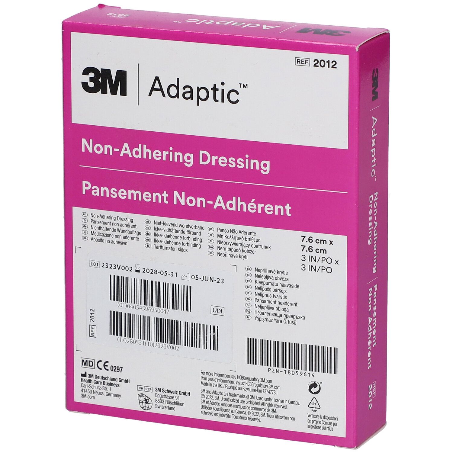 3M Adaptic Nichthaftende Wundauflage 50 St - Shop Apotheke