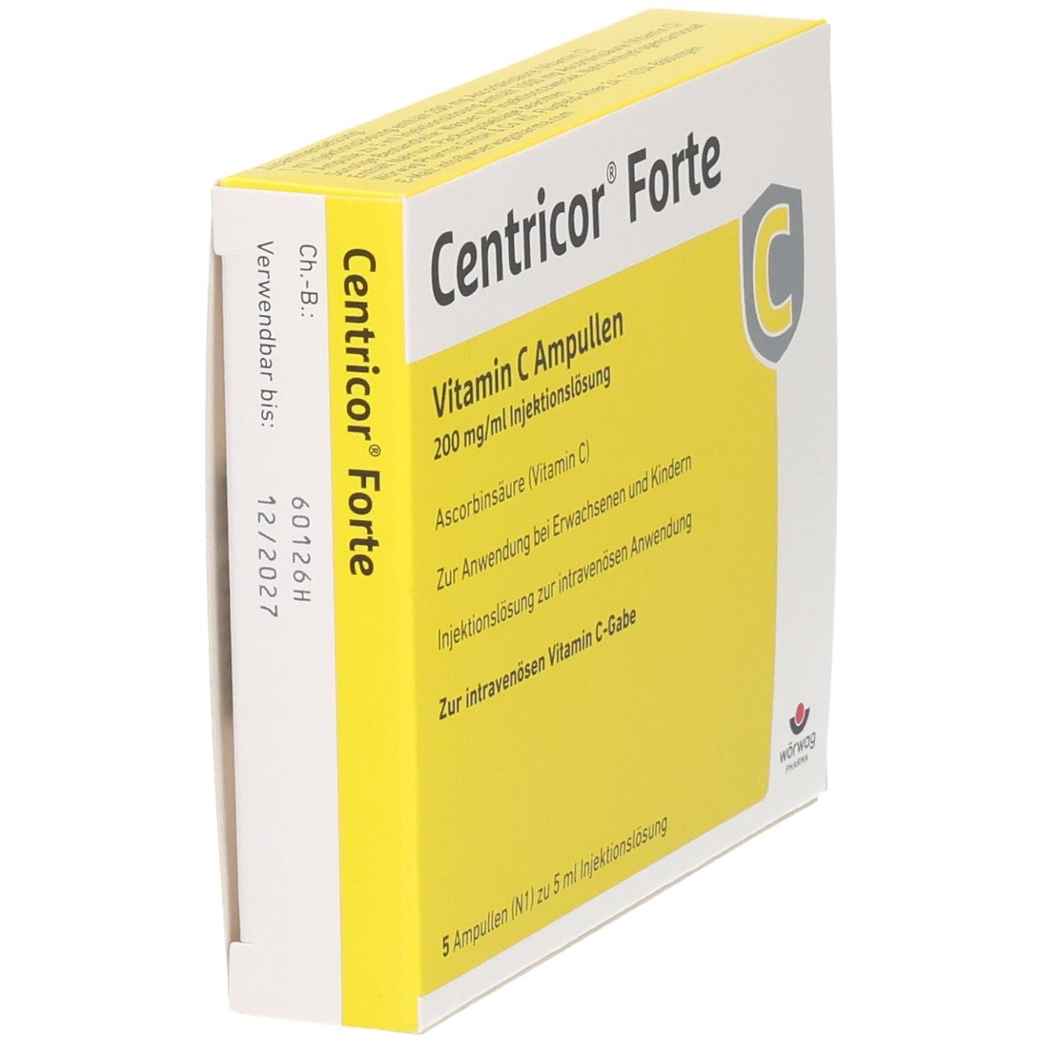 Centricor ® Forte Vitamin C Ampullen 200 mg/ml Injektionslösung 5x5 ml ...