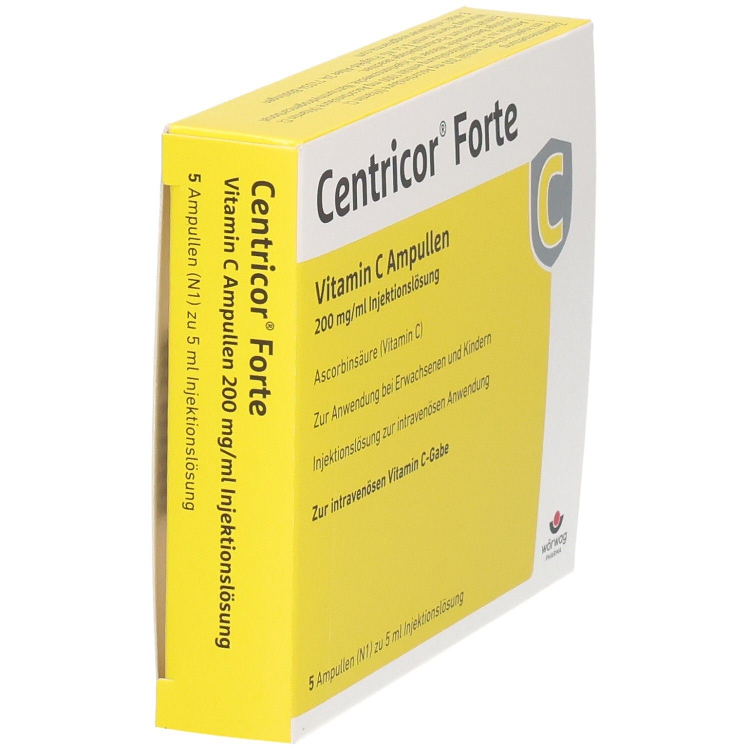 Centricor ® Forte Vitamin C Ampullen 200 mg/ml Injektionslösung 5x5 ml ...
