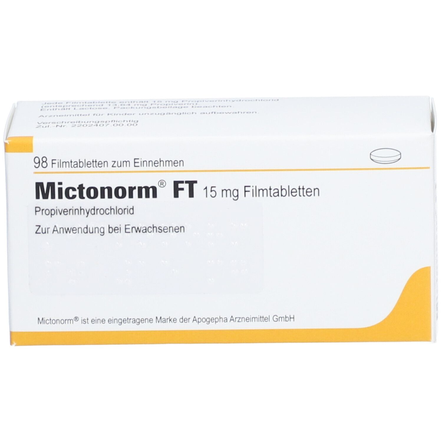 MICTONORM FT Filmtabletten 98 St mit dem E-Rezept kaufen - Shop Apotheke