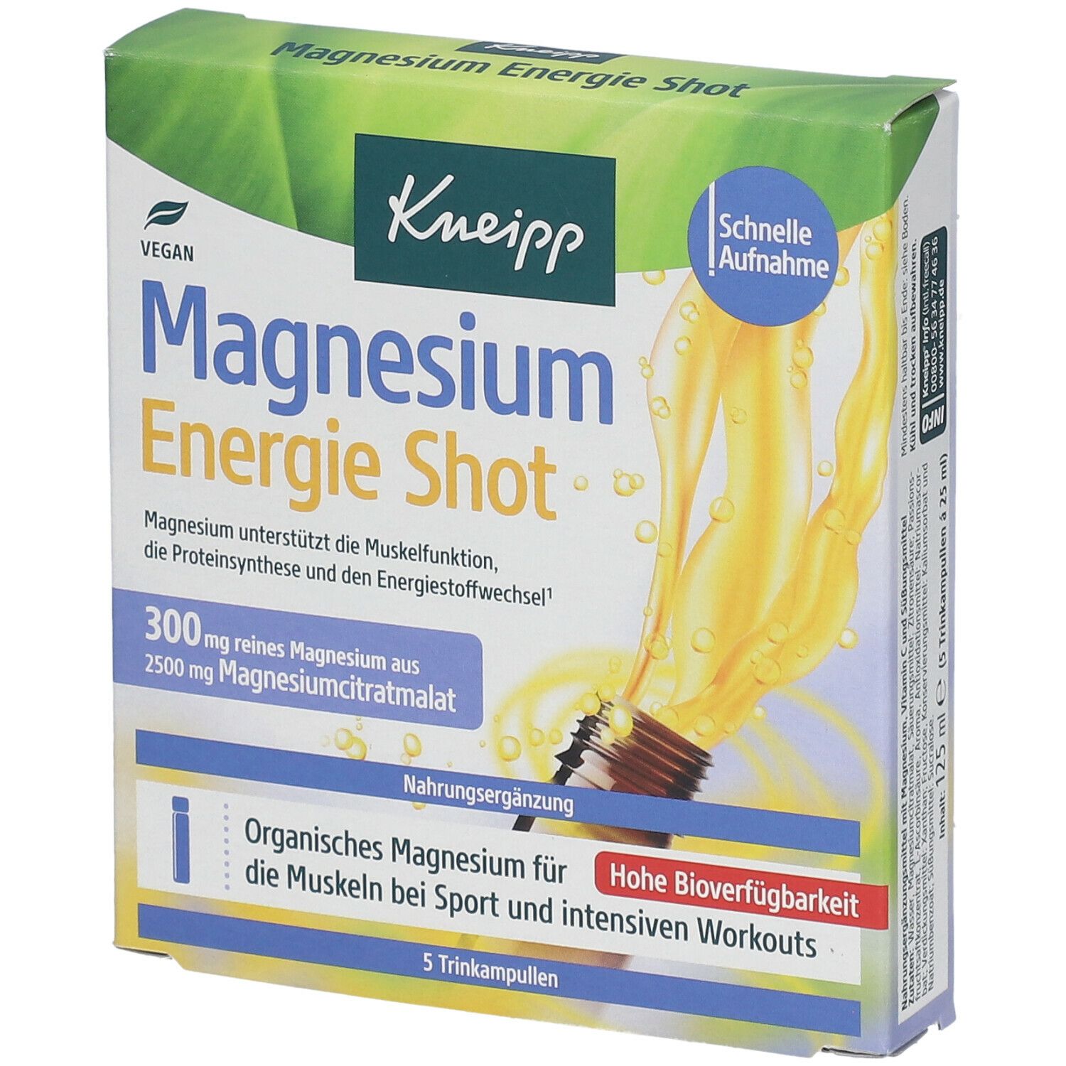 Kneipp® Magnesium Energie Shot 5x25 ml - shop-apotheke.at