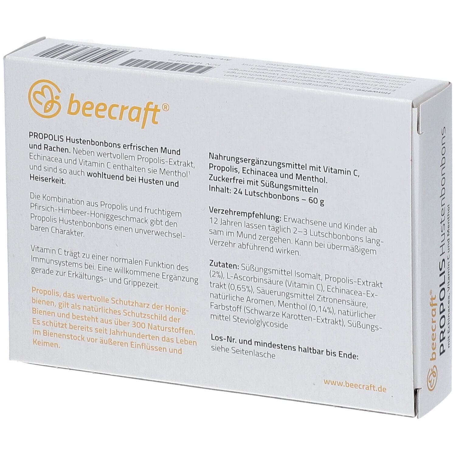 beecraft® Propolis Hustenbonbons 24 St - shop-apotheke.com