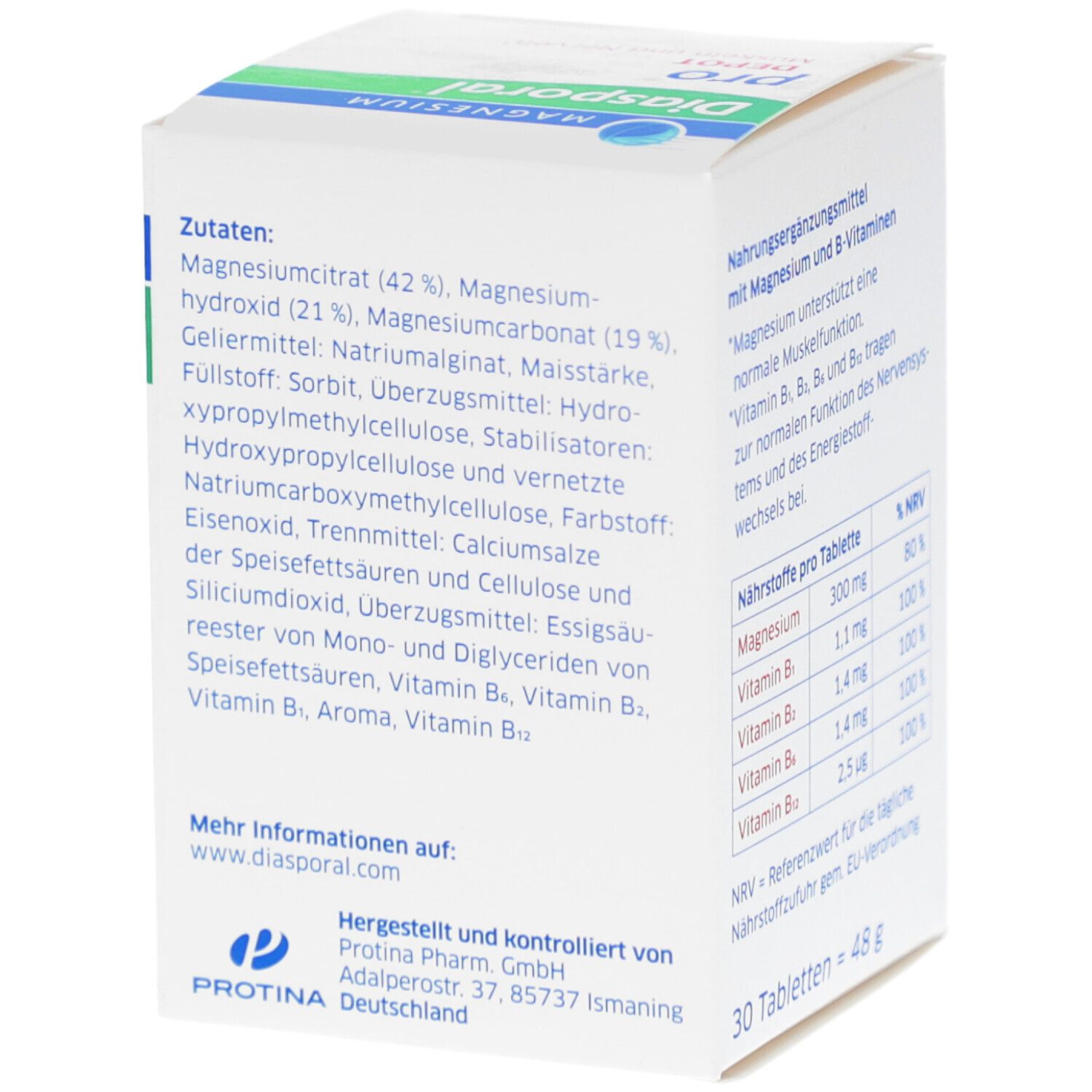 Magnesium-Diasporal® Pro DEPOT Muskeln und Nerven 30 St - shop-apotheke.com