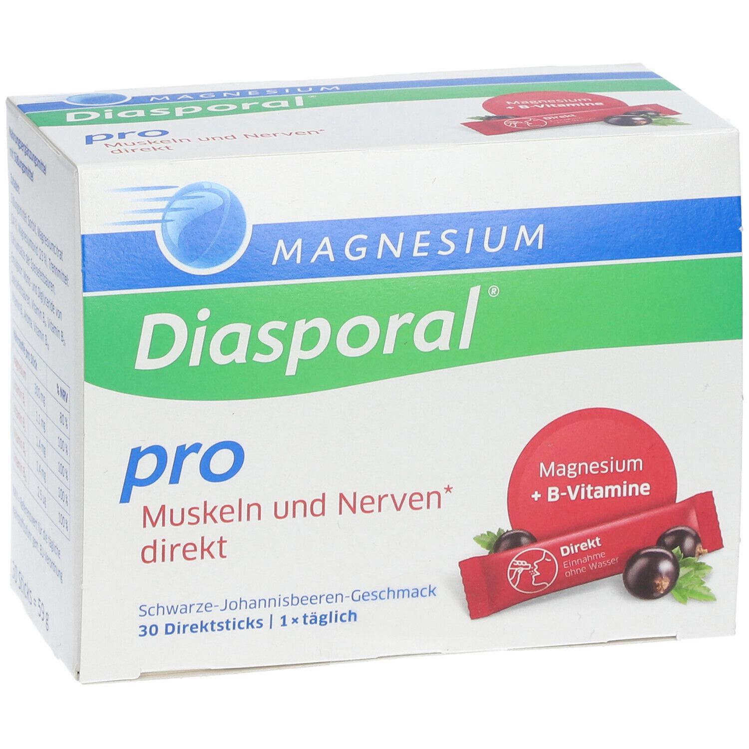 Magnesium-Diasporal® Pro Muskeln und Nerven direkt 30 St - shop ...