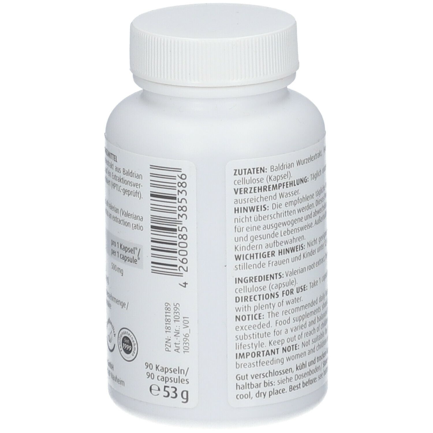 ZeinPharma® Baldrian 500mg 90 St - Shop Apotheke