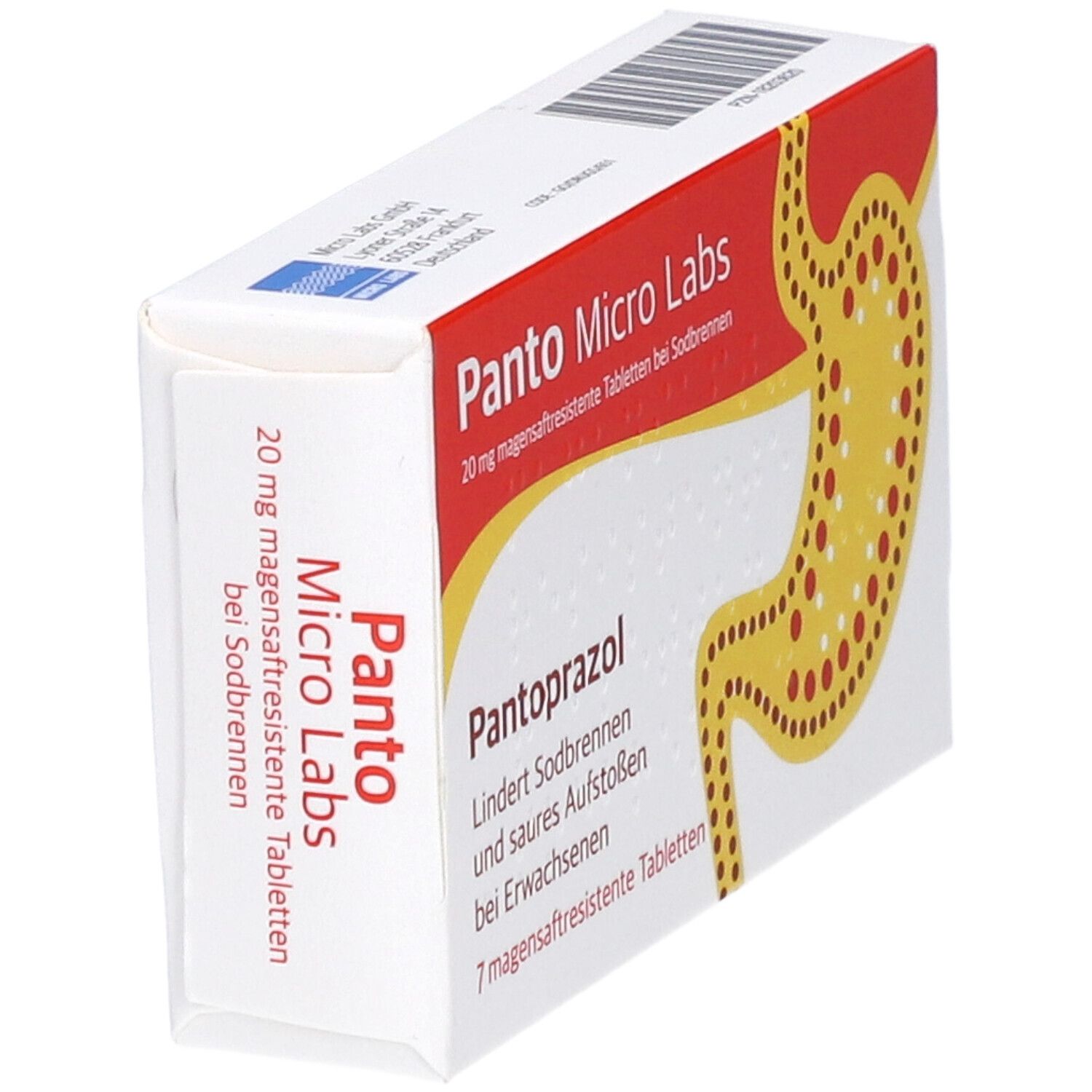 Panto Micro Labs 20 mg 7 Tabletten 7 St - Shop Apotheke