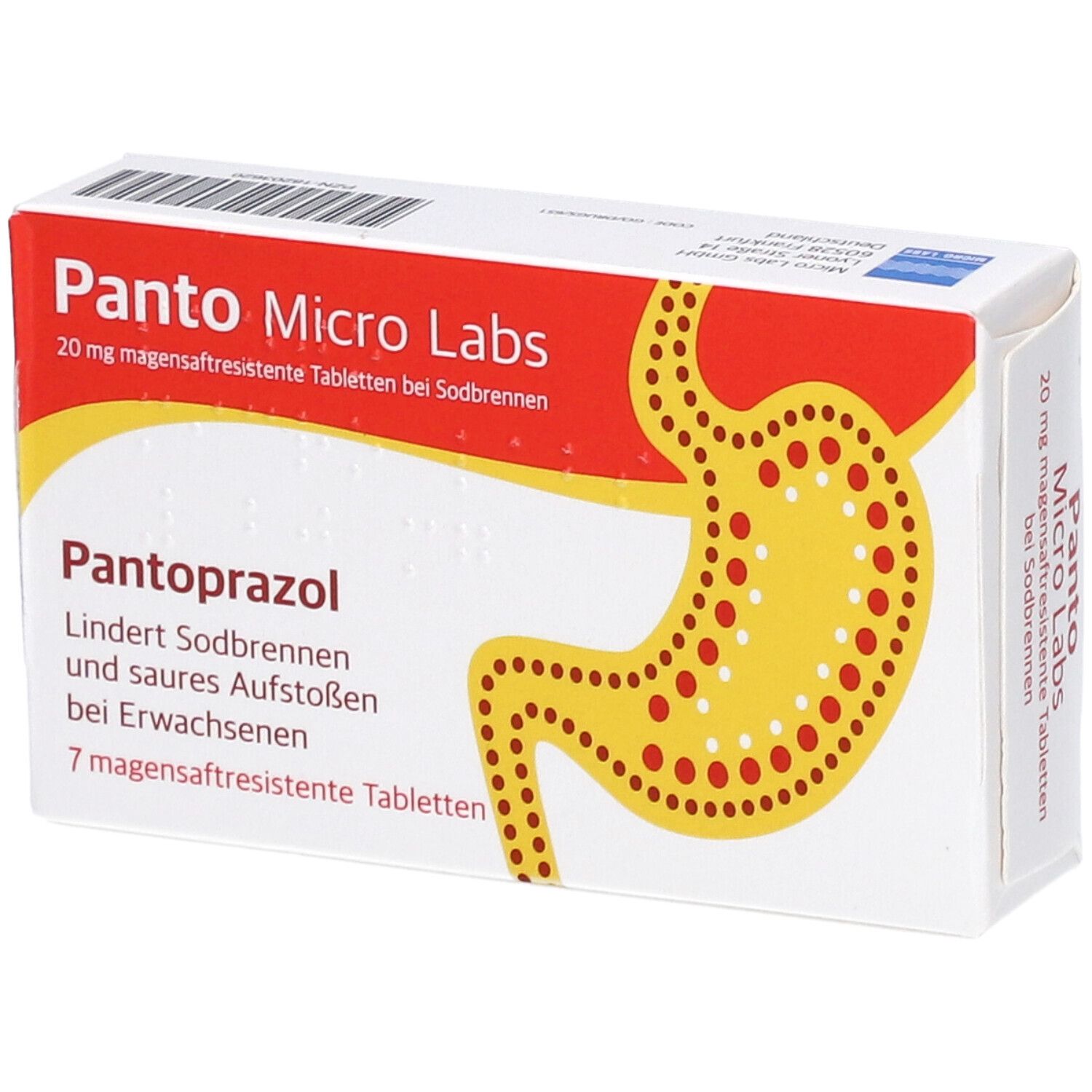 Panto Micro Labs 20 mg 7 Tabletten 7 St - Shop Apotheke