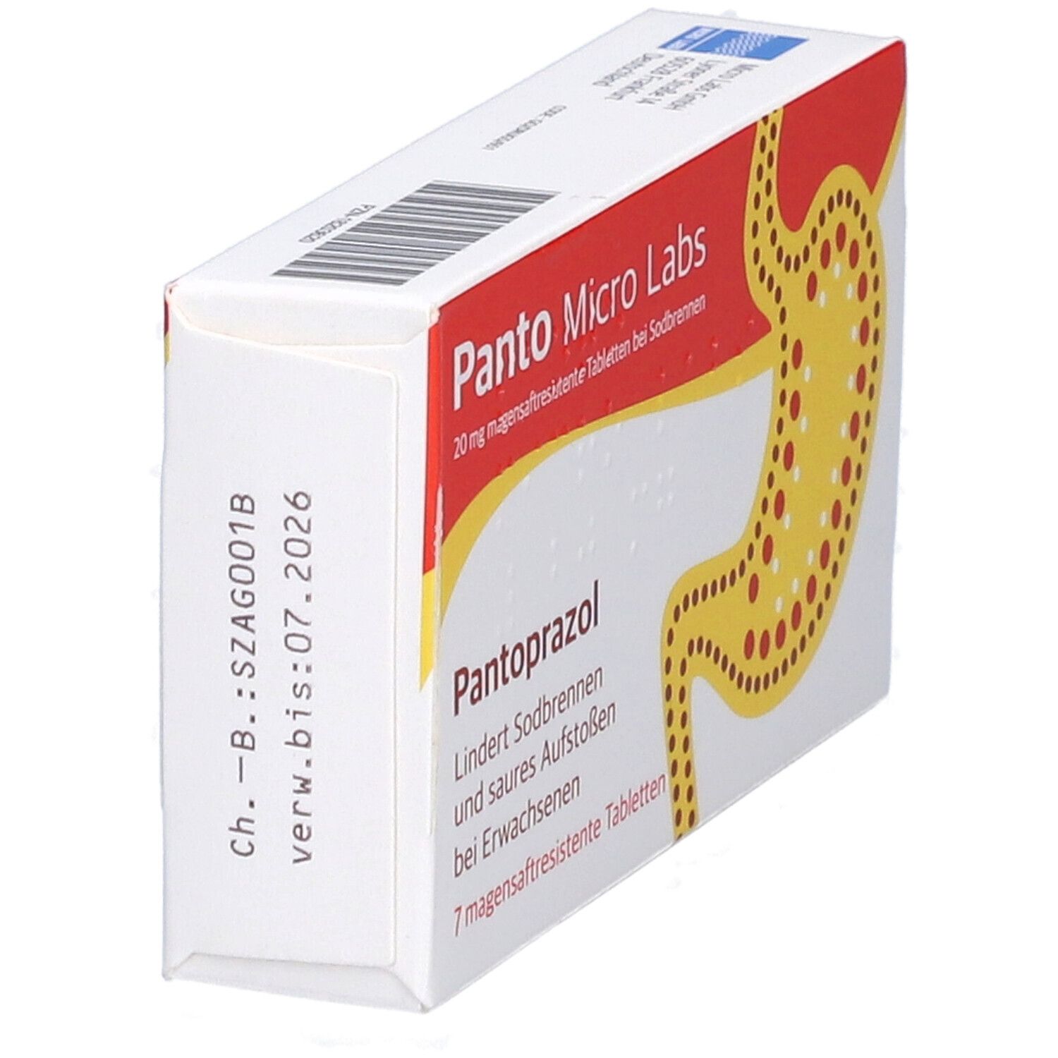 Panto Micro Labs 20 mg 7 Tabletten 7 St - Shop Apotheke