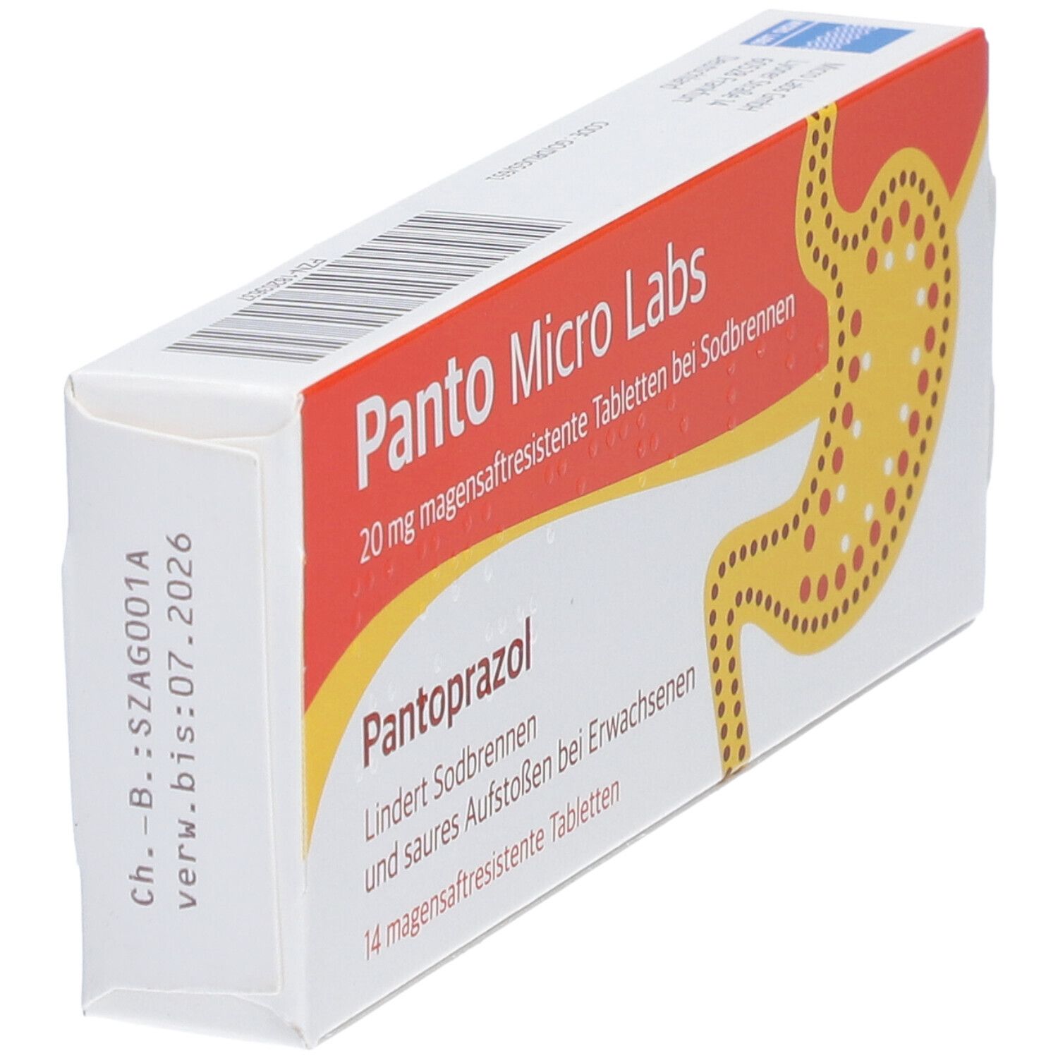 Panto Micro Labs 20 mg 14 Tabletten 14 St - Shop Apotheke