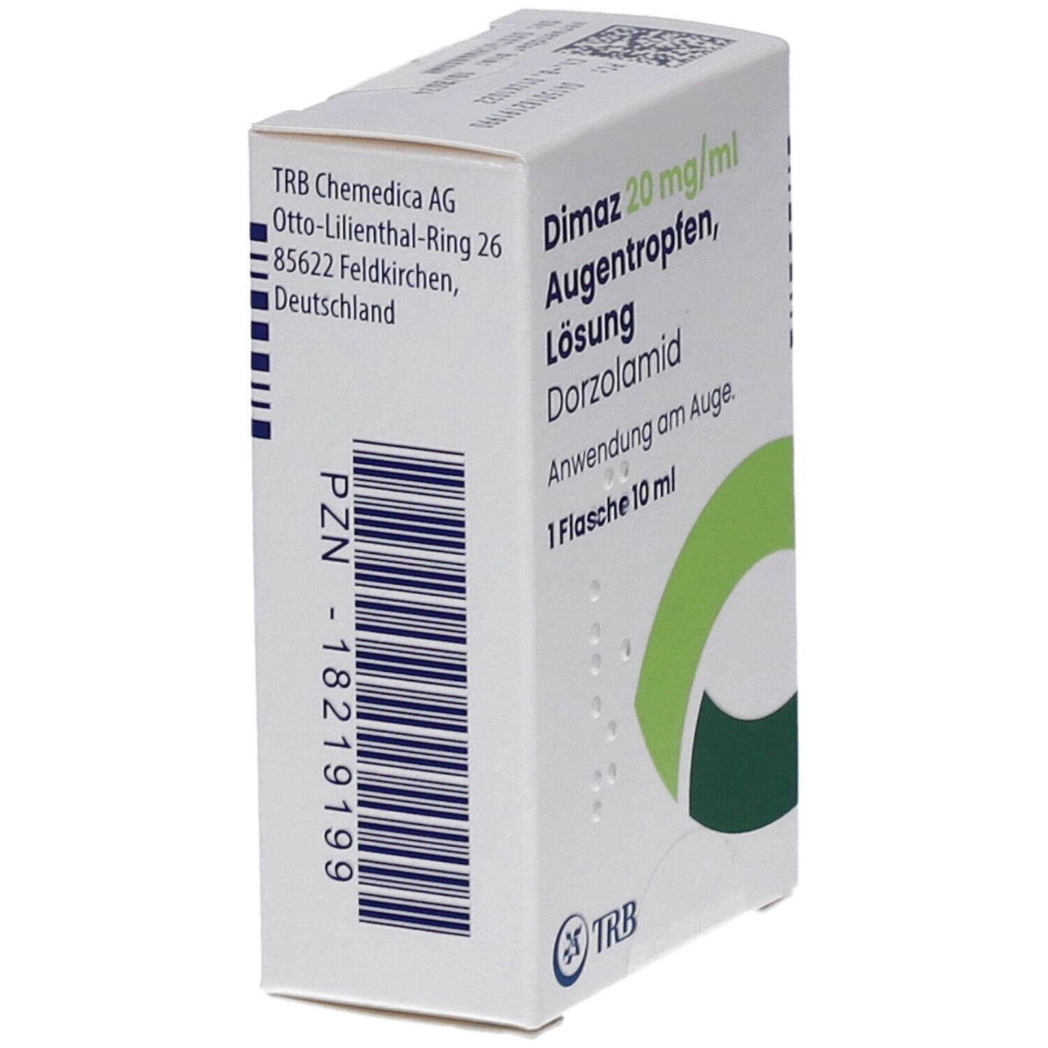 DIMAZ 20 mg/ml Augentropfen Lösung unkonserviert 1x10 ml mit dem E ...