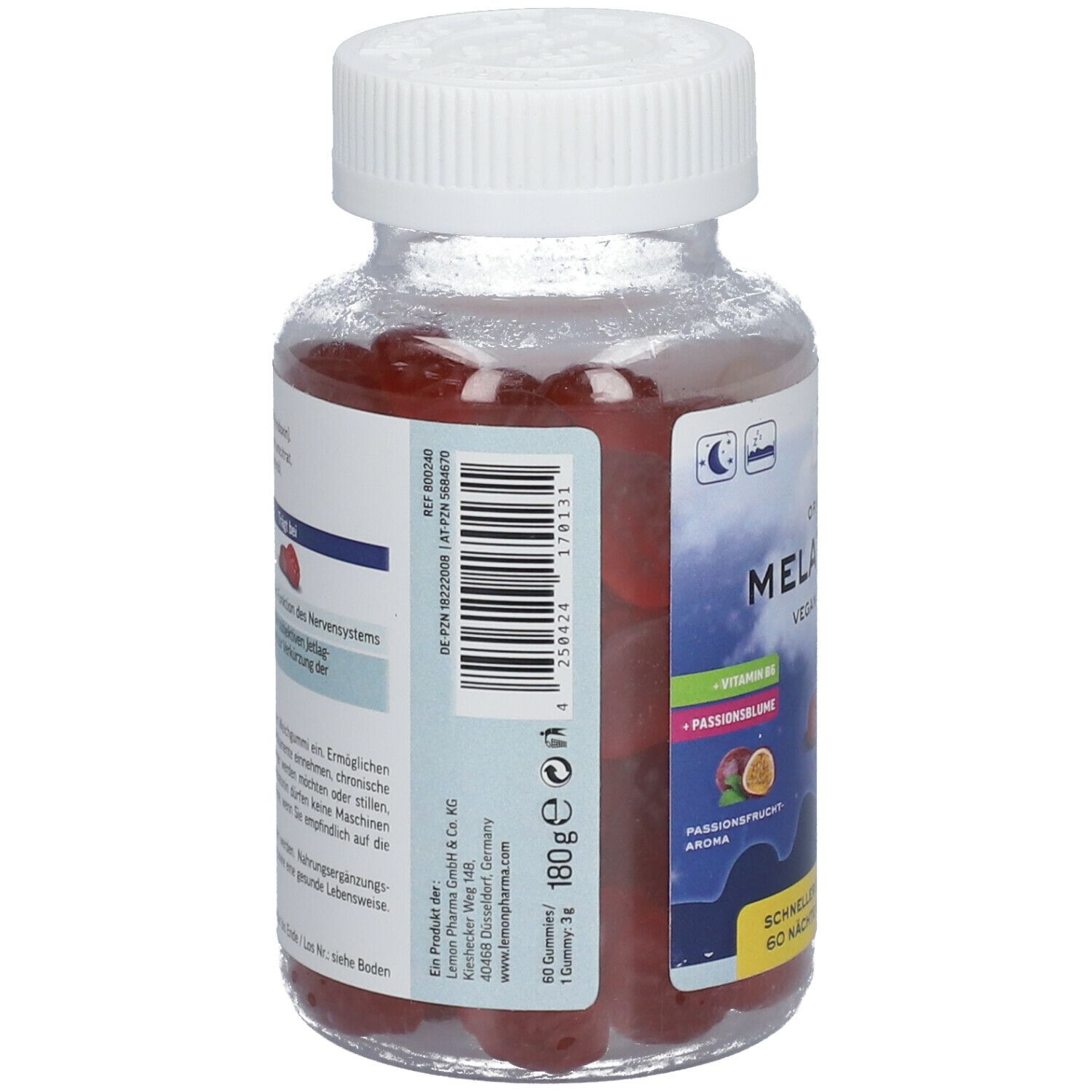Lemon Pharma Melatonin+ vegan Gummies 60 St - shop-apotheke.at