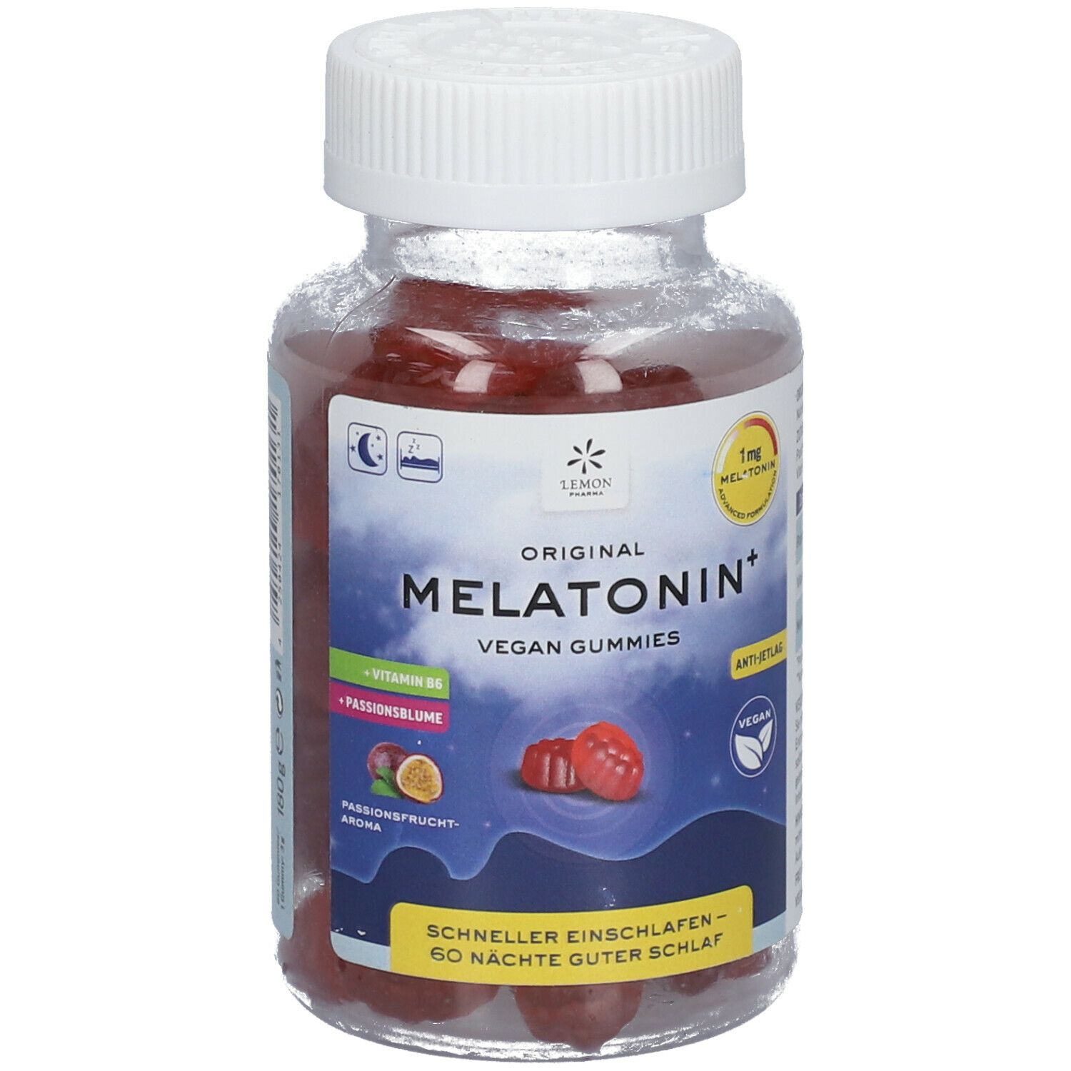 Lemon Pharma Melatonin+ vegan Gummies 60 St - SHOP APOTHEKE