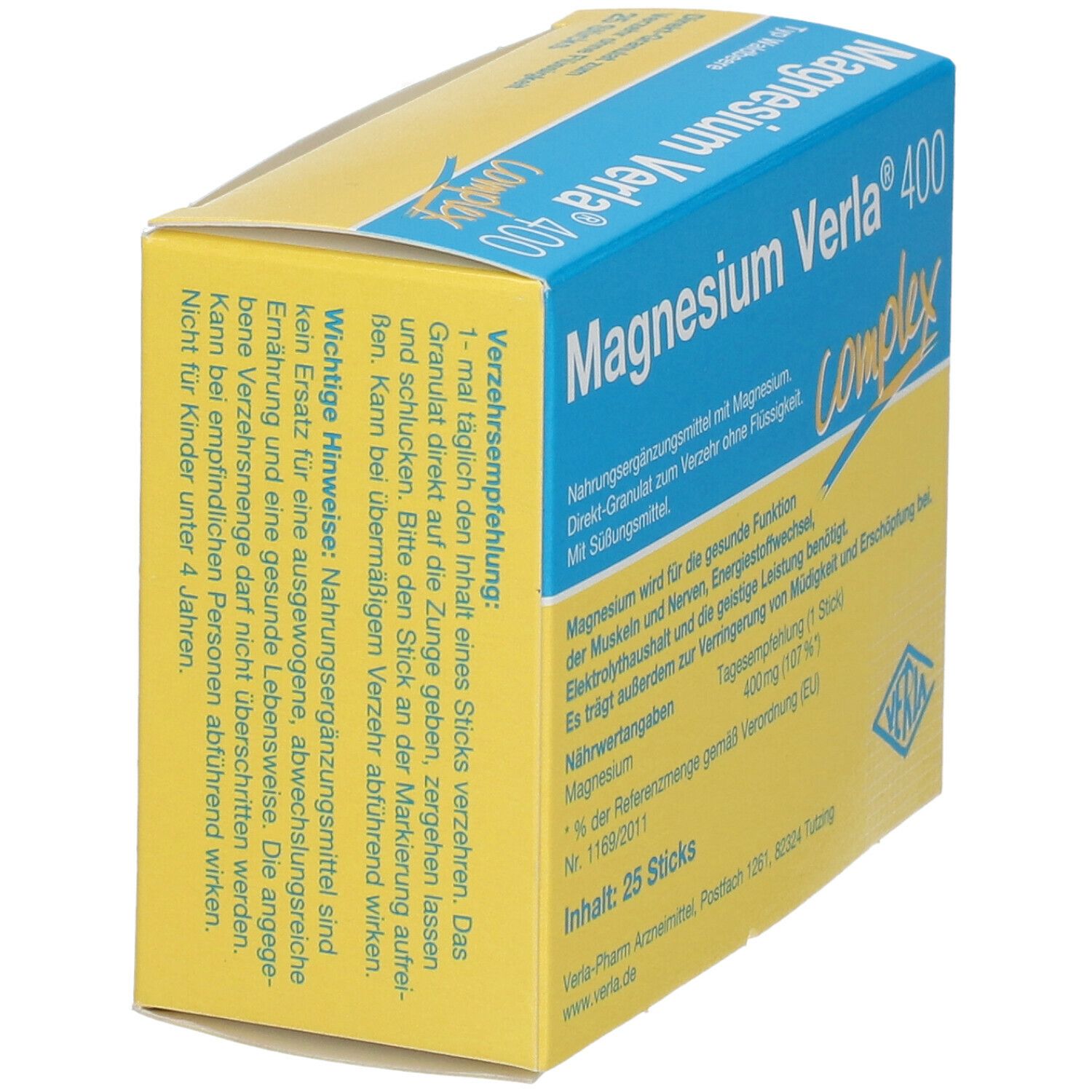 Magnesium Verla® 400 Complex direkt 25 St - shop-apotheke.com