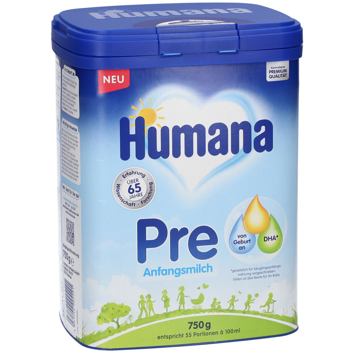 Humana Pre Anfangsmilch 750 g - Shop Apotheke