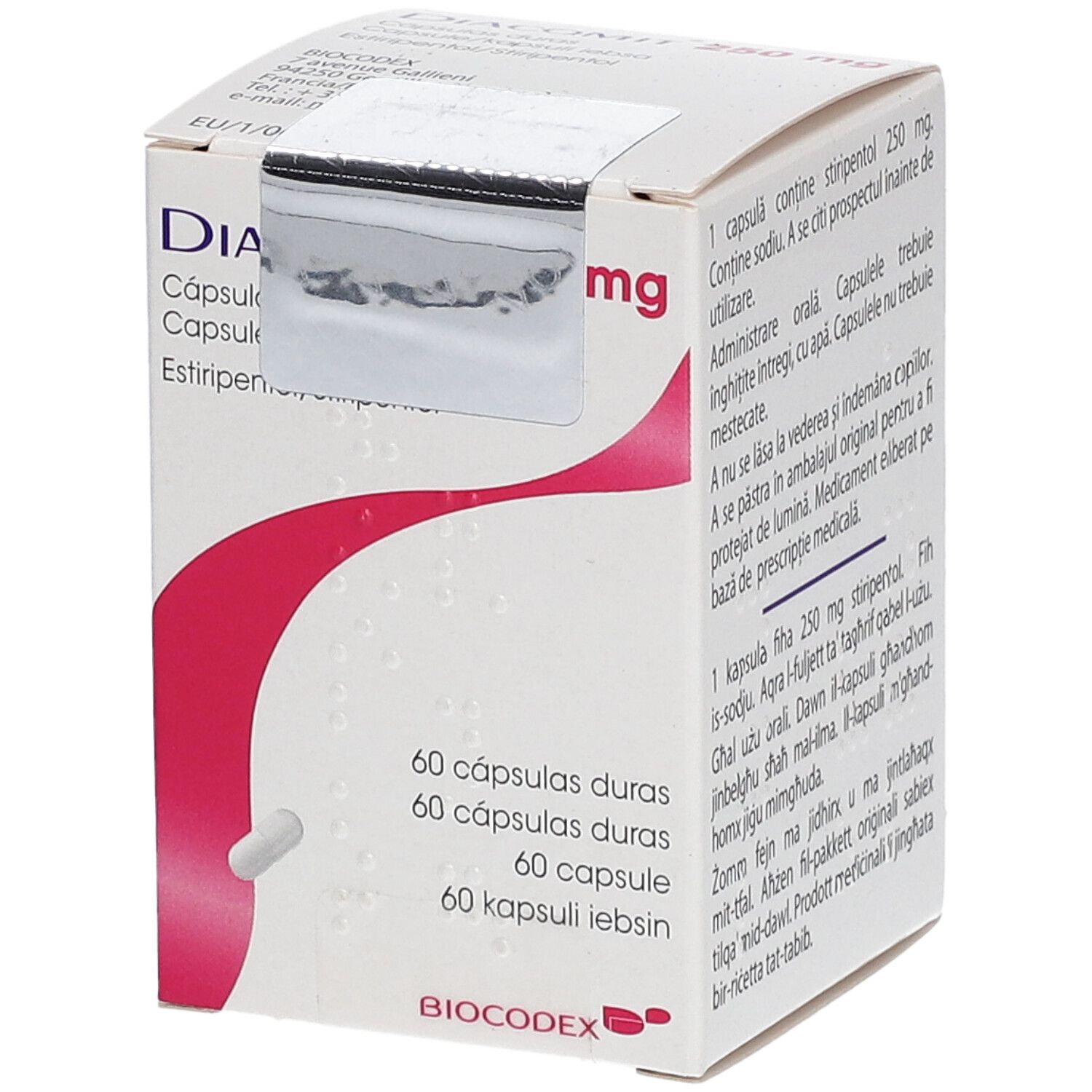 DIACOMIT 250 mg Hartkapseln 60 St mit dem E-Rezept kaufen - Shop Apotheke