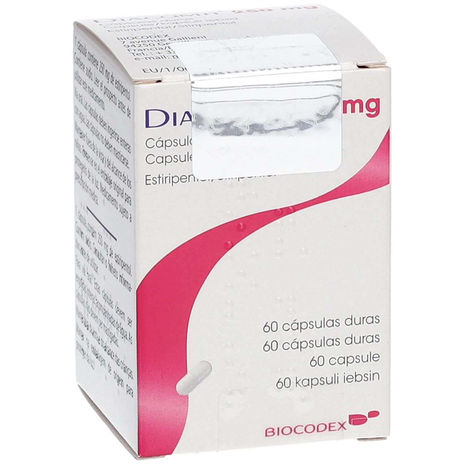 DIACOMIT 250 mg Hartkapseln 60 St mit dem E-Rezept kaufen - Shop Apotheke