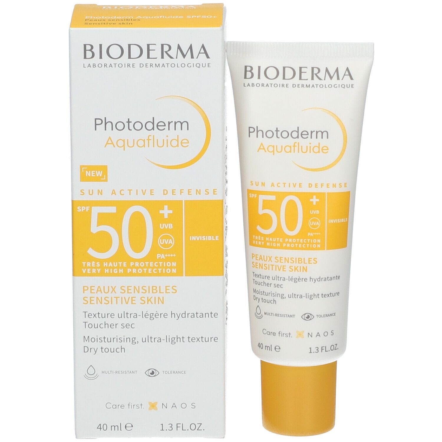 BIODERMA Photoderm Aquafluide 50+ + NAOS Photoderm Après-soleil 100 ml ...