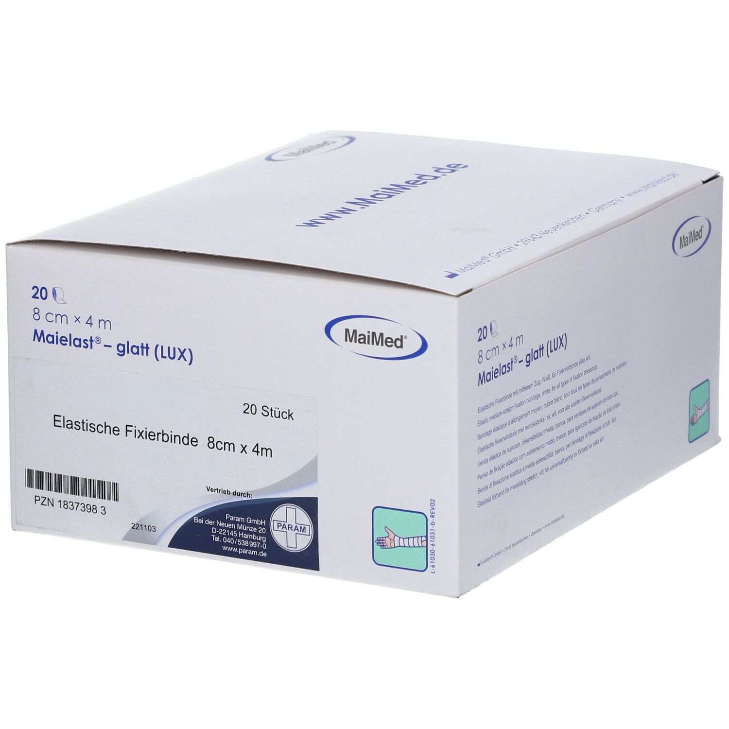 MaiMed® 8 cm x 4 m glatt 20 St - Shop Apotheke