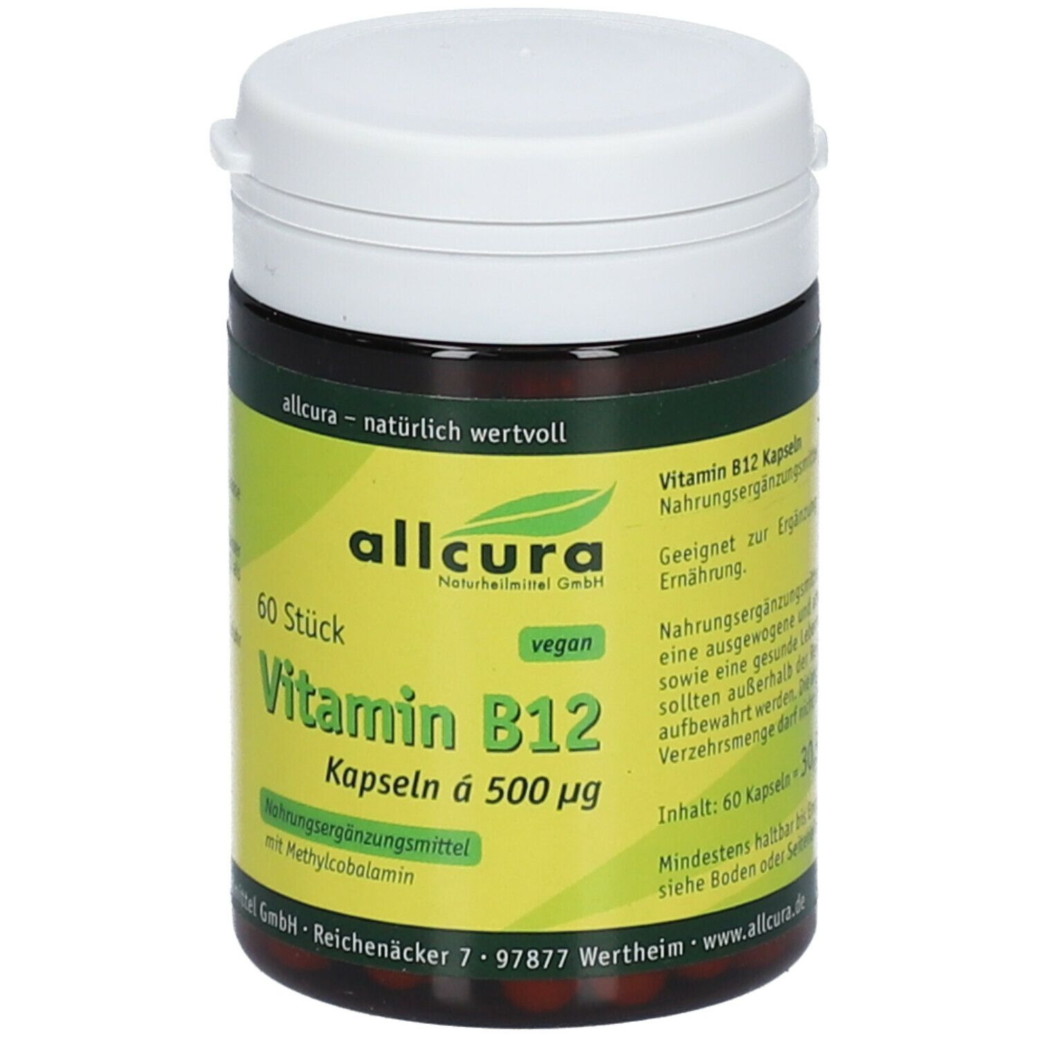 allcura Vitamin B12 60 St - Shop Apotheke