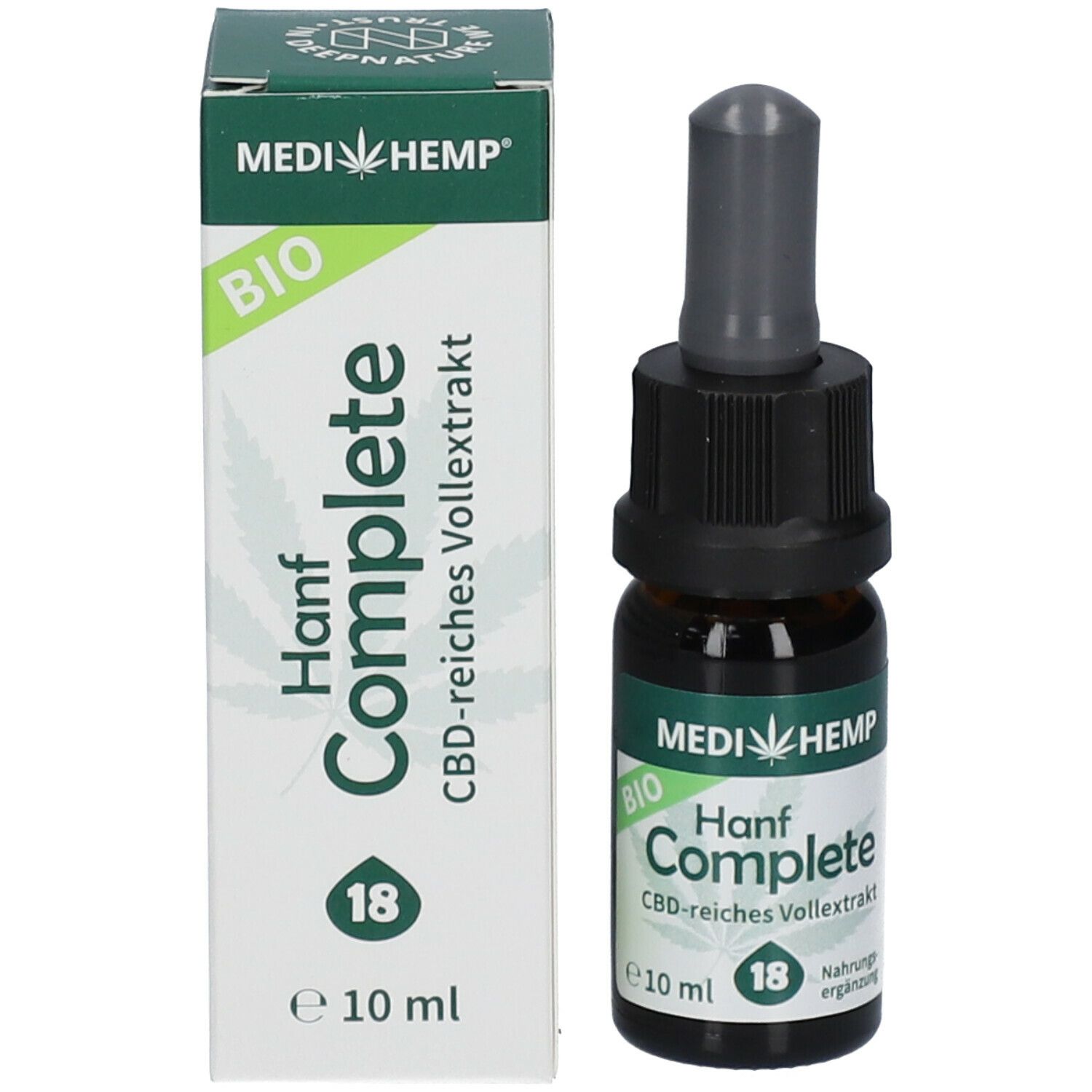 MEDIHEMP Bio Hanf Complete 18% - 1800mg CBD 10 ml - shop-apotheke.at